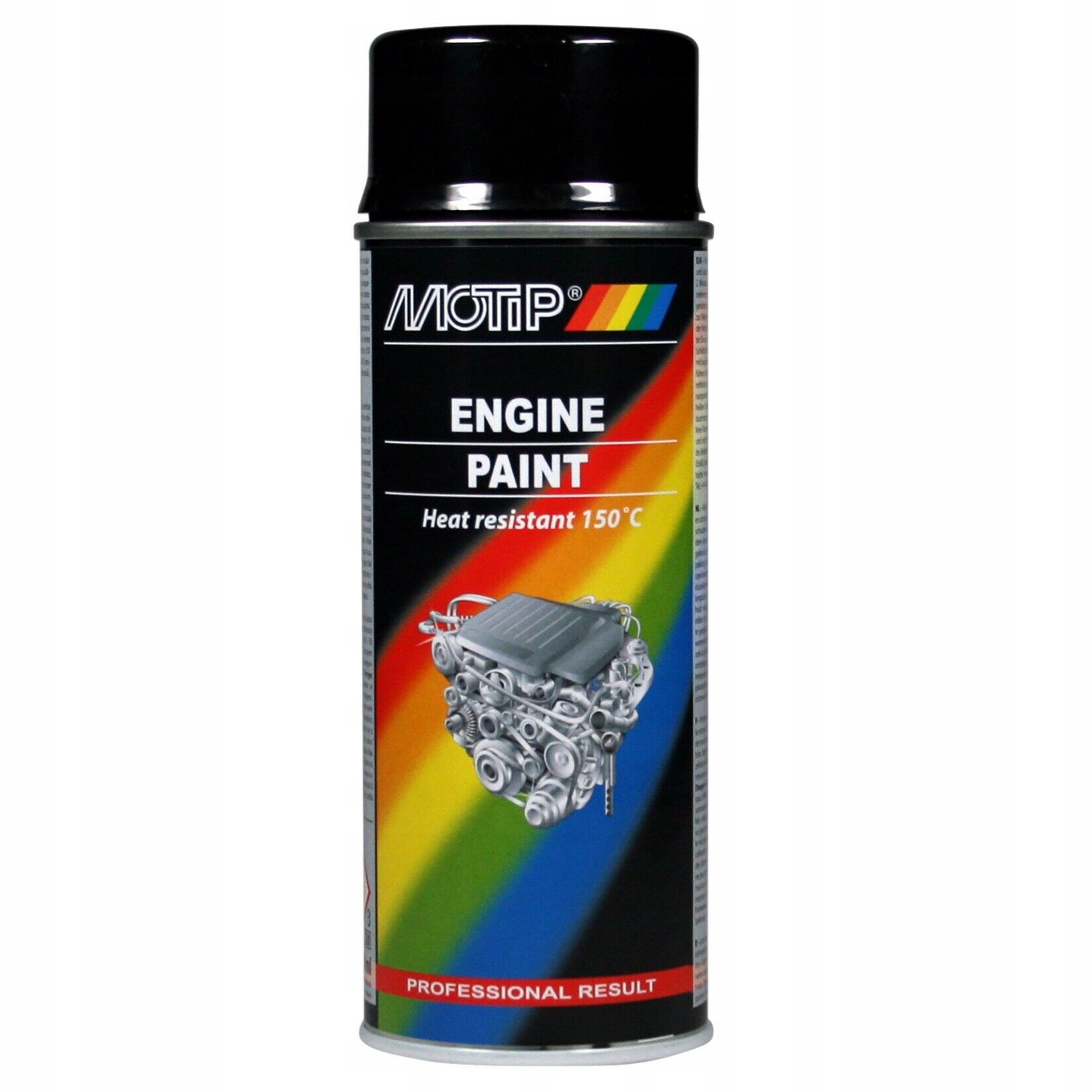Lakier do malowania silnika Motip Engine Paint 400 ml czarny ...