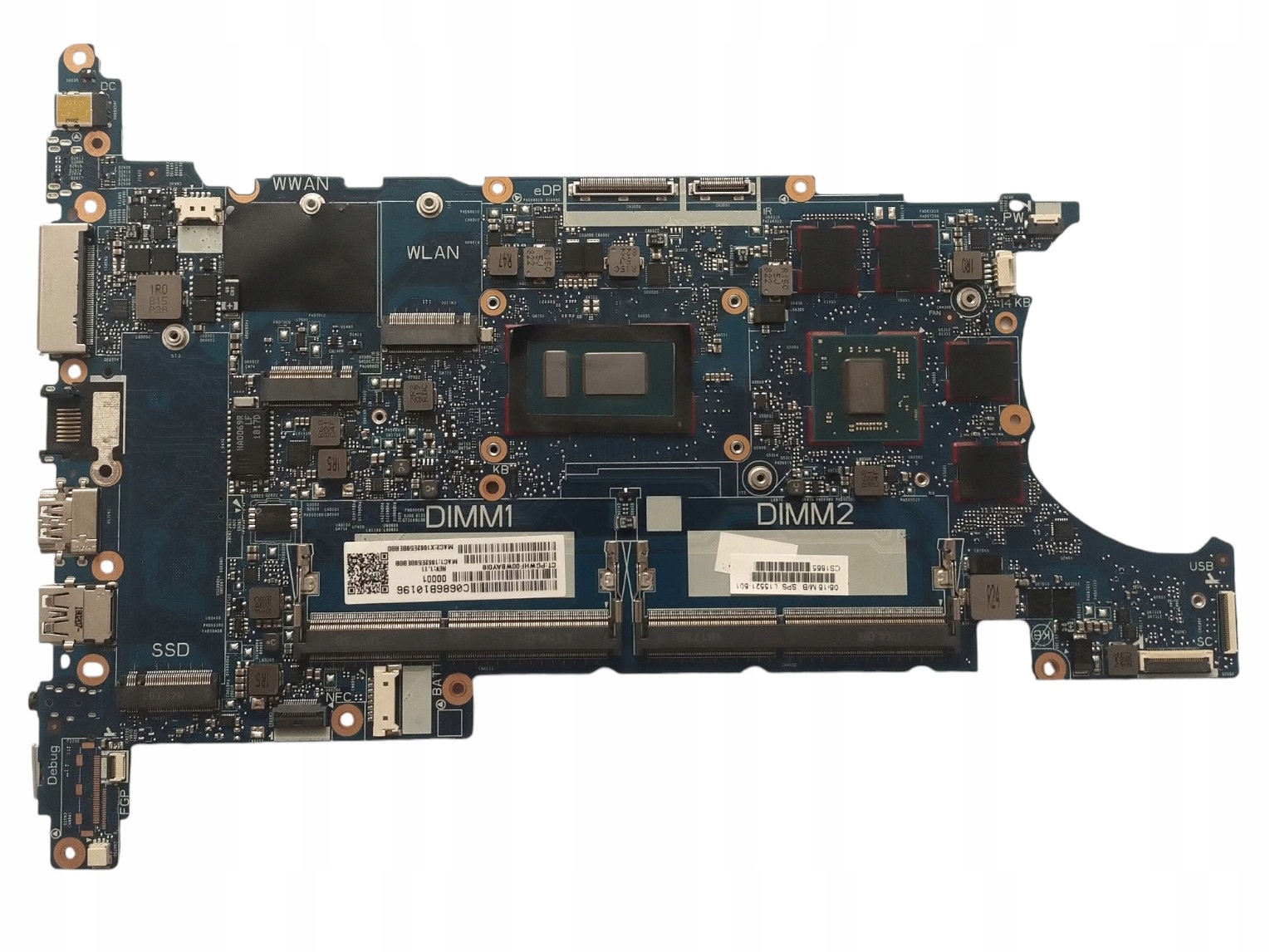 Płyta Główna HP EliteBook 850 G5 Intel i7-8650U AMD Radeon RX 540 ...