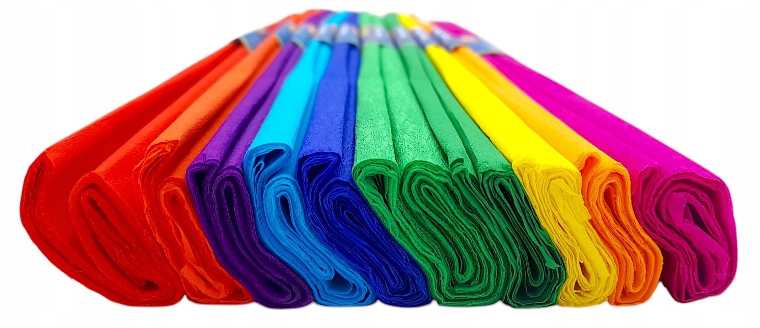 Bibuła Marszczona Kolorowa - Niska cena na Allegro