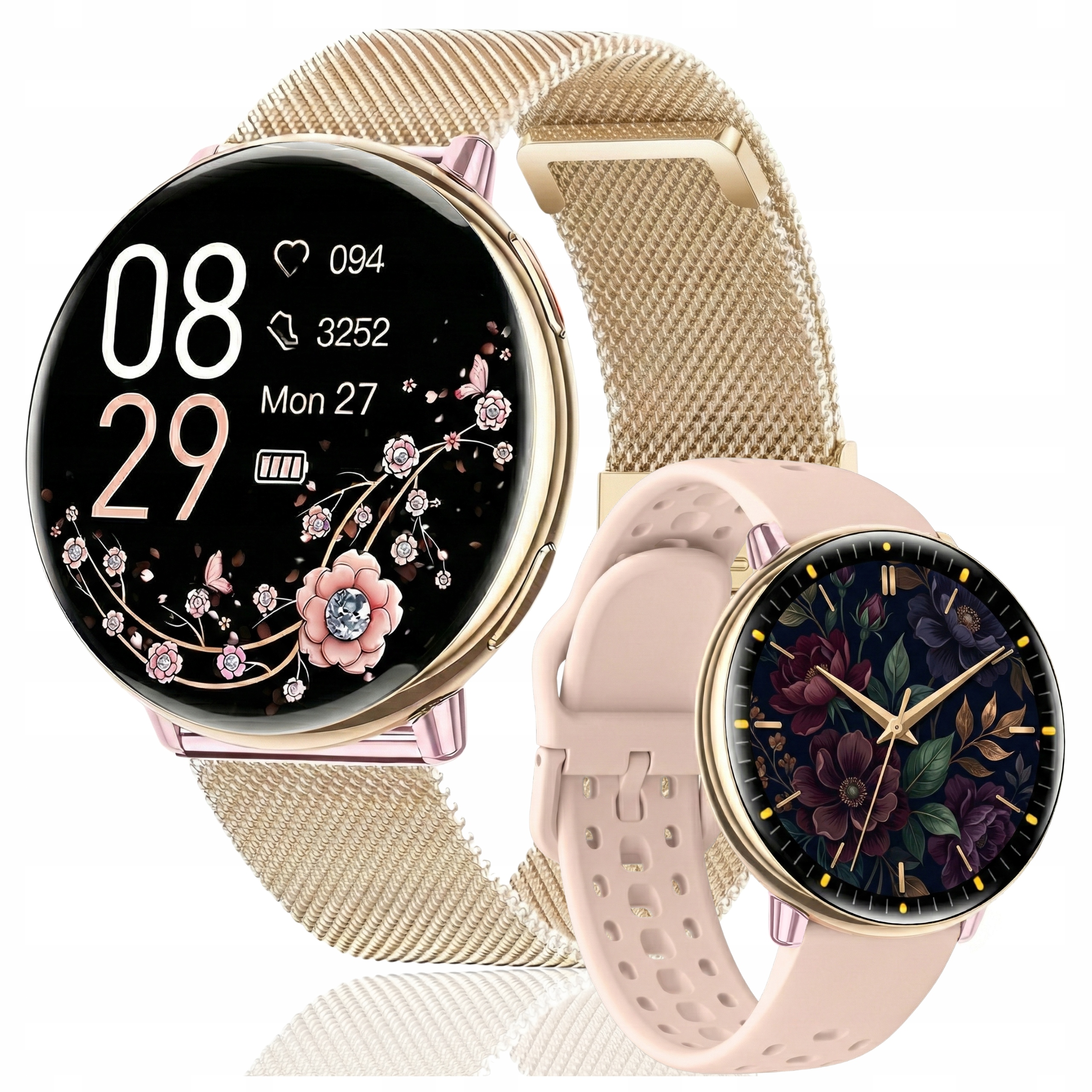 Smartwatch NejtStyle Lady AMOLED GPS 300mAh złoty • Cena, Opinie - Allegro