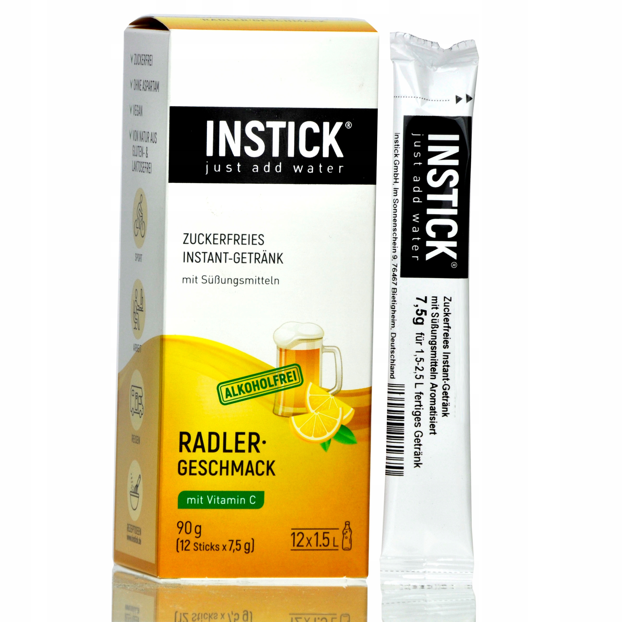 InStick Radler - Instant italpor tasak, cukormentes italpor, Radler ...