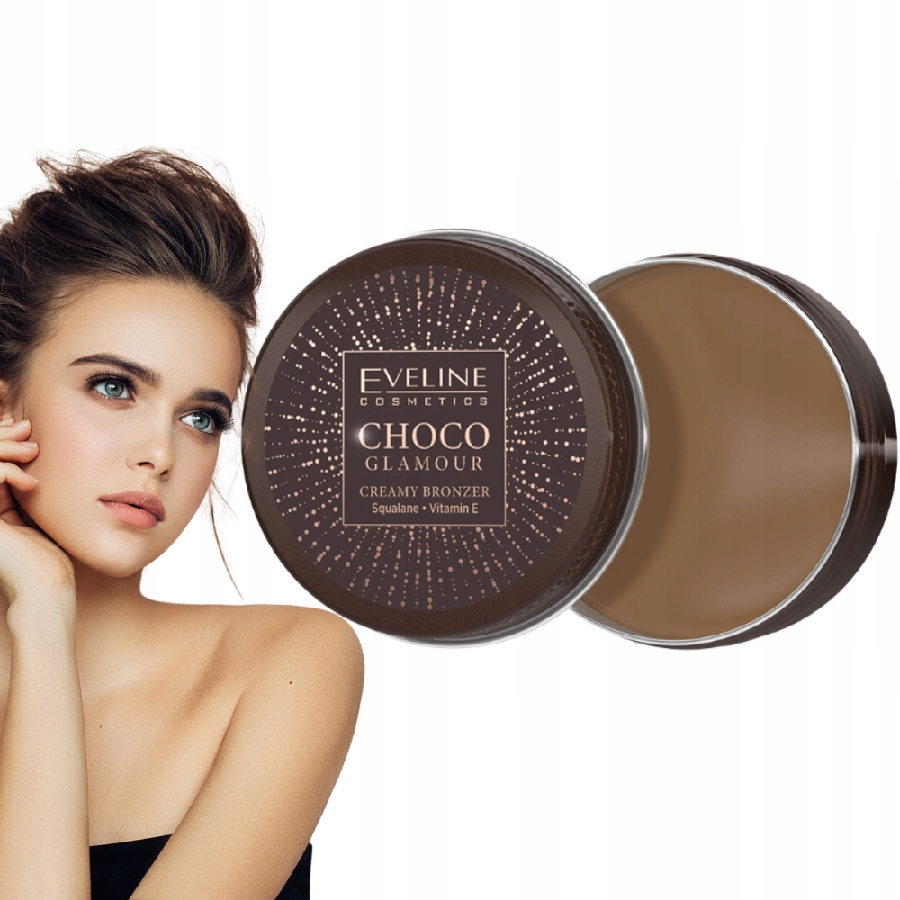 EVELINE Choco Glamour 01 Bronzer w kremie ze skwalanem i wit. E (5903416058915) • Cena, Opinie ...