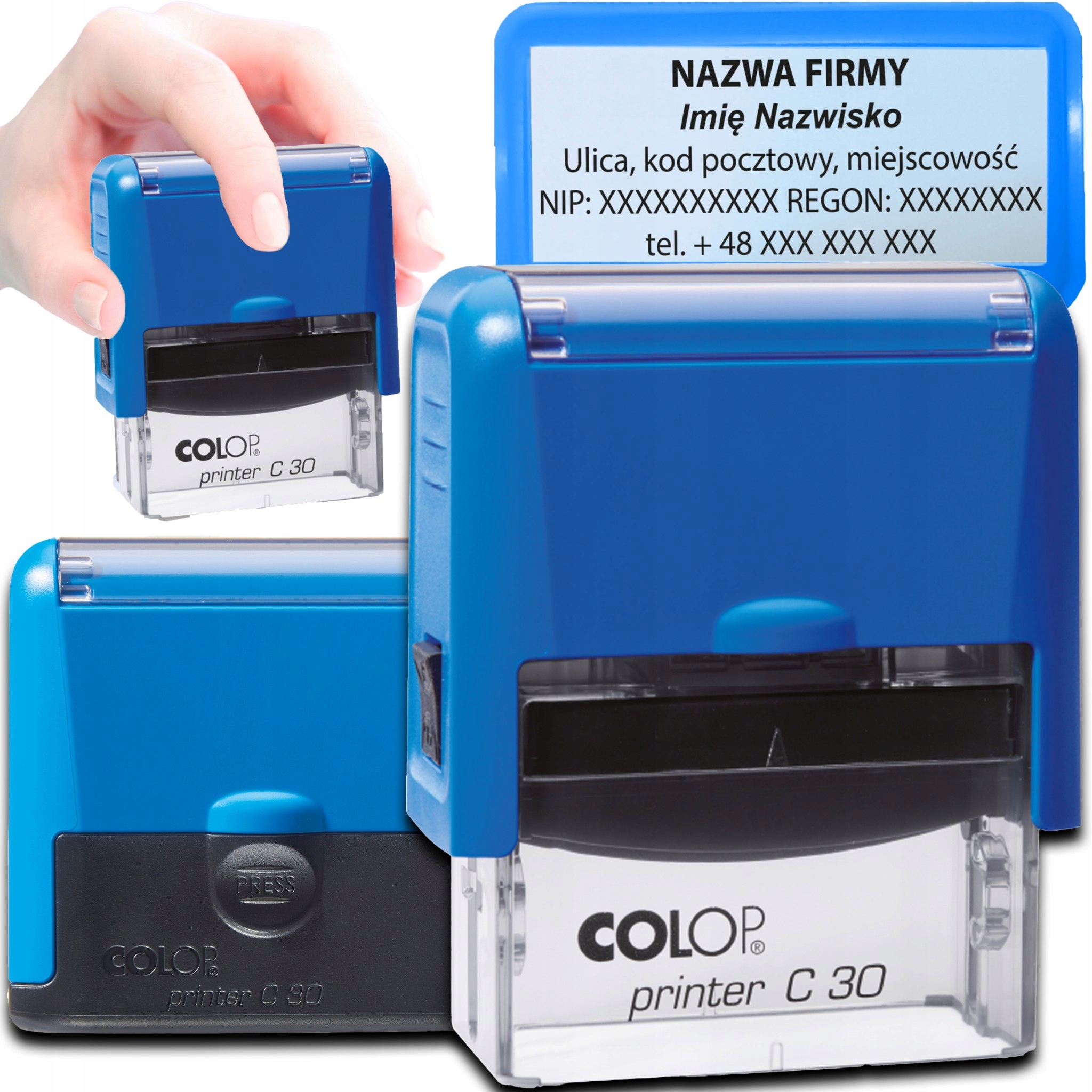 Pieczątka Automatyczna (samotuszująca) Colop Prostokątna • Cena, Opinie ...