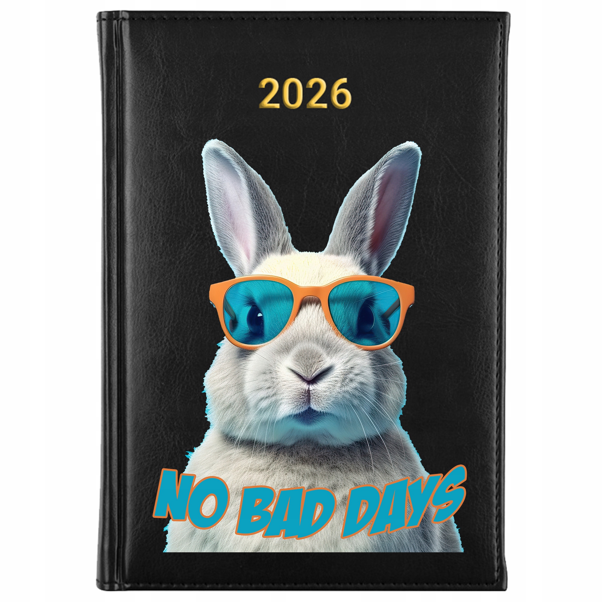 Naptár A5 2026 Fekete Napi Határidőnapló Ajándék Állatok No Bad Days Wz za 4600.00HUF-ért - Allegro