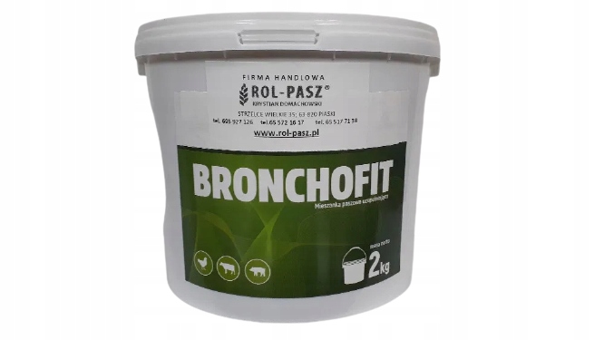 BRONCHOFIT dodatek paszowy kaszel płuca 4x2 kg | Cena: 600.00PLN ...