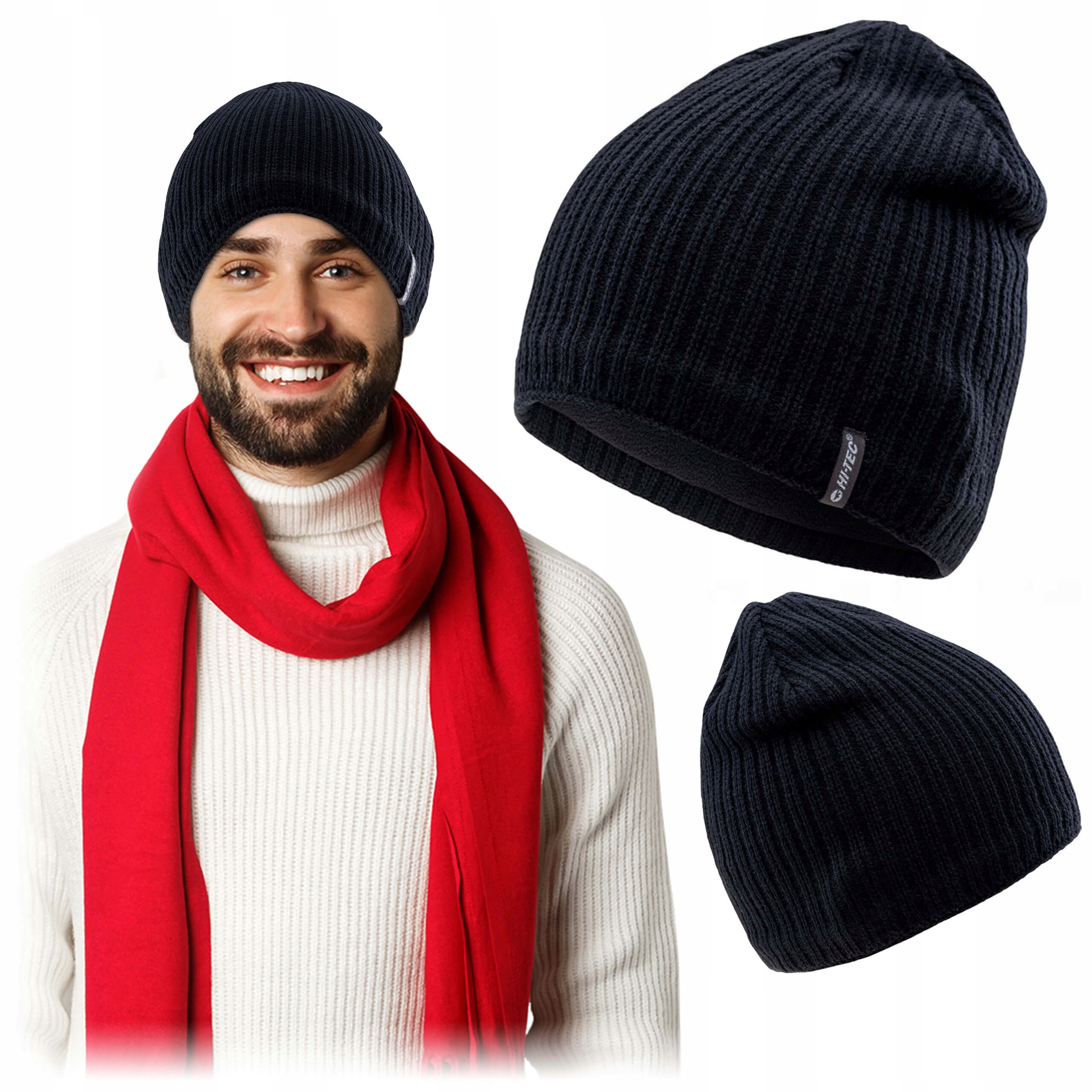 CZAPKA MĘSKA ZIMOWA CIEPŁA RAMIR HITEC CZARNA (5901329867808) • Cena, Opinie • Czapki zimowe ...