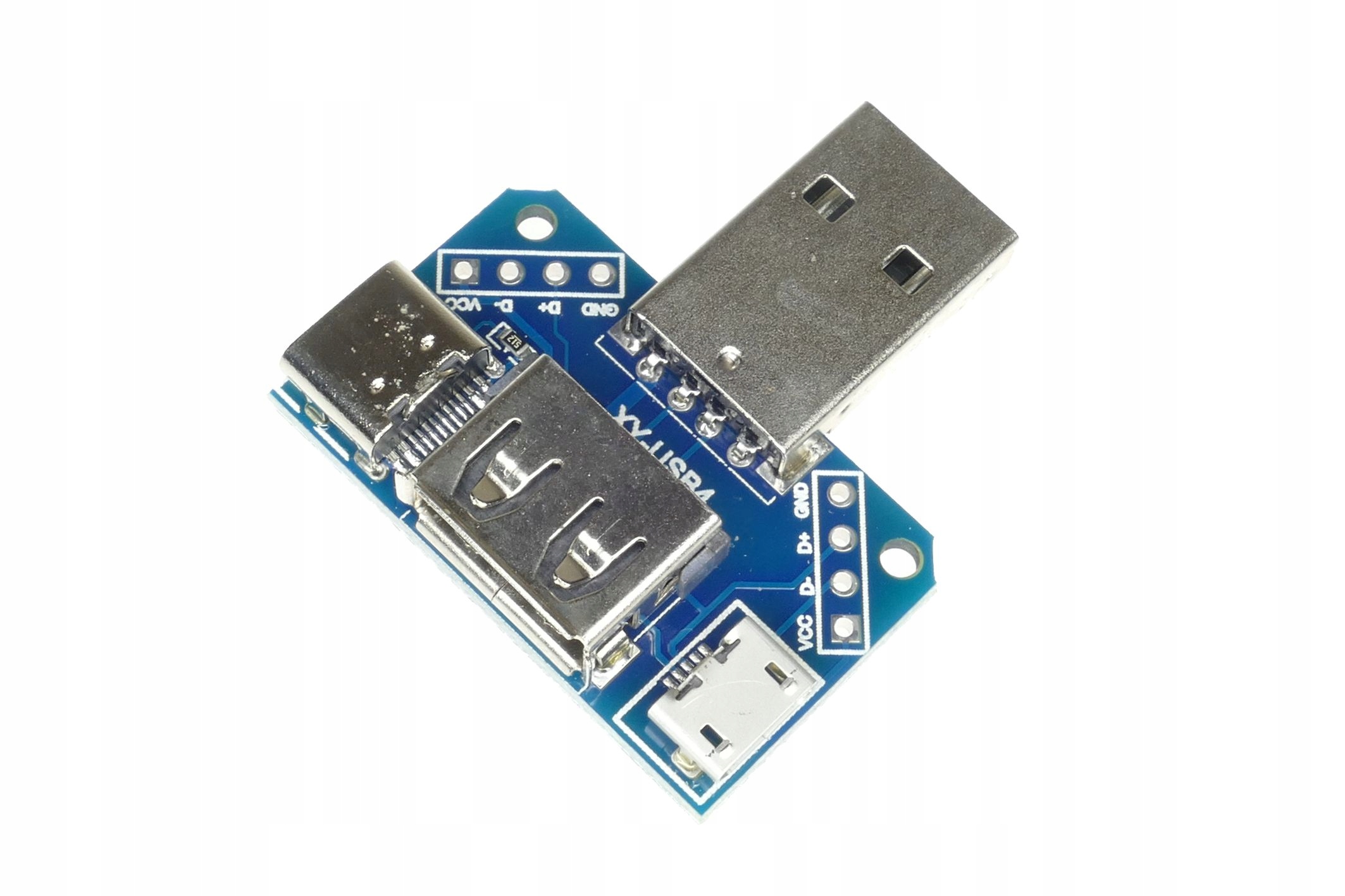 ADAPTER USB WTYK DO USB GNIAZDO MICRO USB GNIAZDO MICRO USB TYP C ...