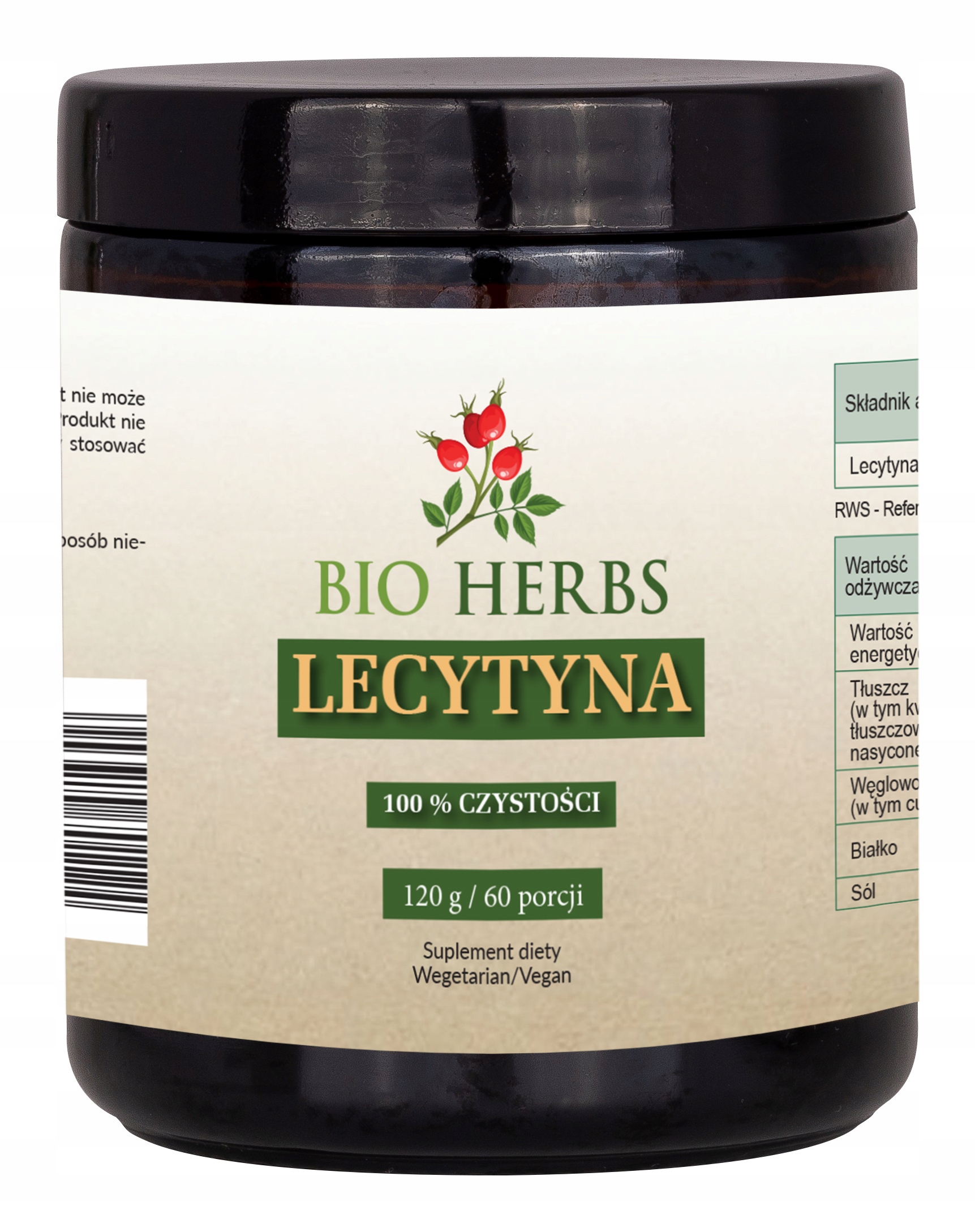 LECYTYNA 120g 60 PORCJI PAMIĘC I KONCENTRACJA 13882529423 - Allegro.pl