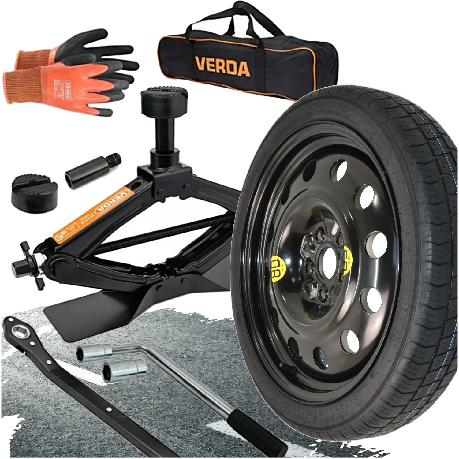 KOŁO DOJAZDOWE R16 HYUNDAI SANTA FE II III ZESTAW -30% za 629.00PLN z ...