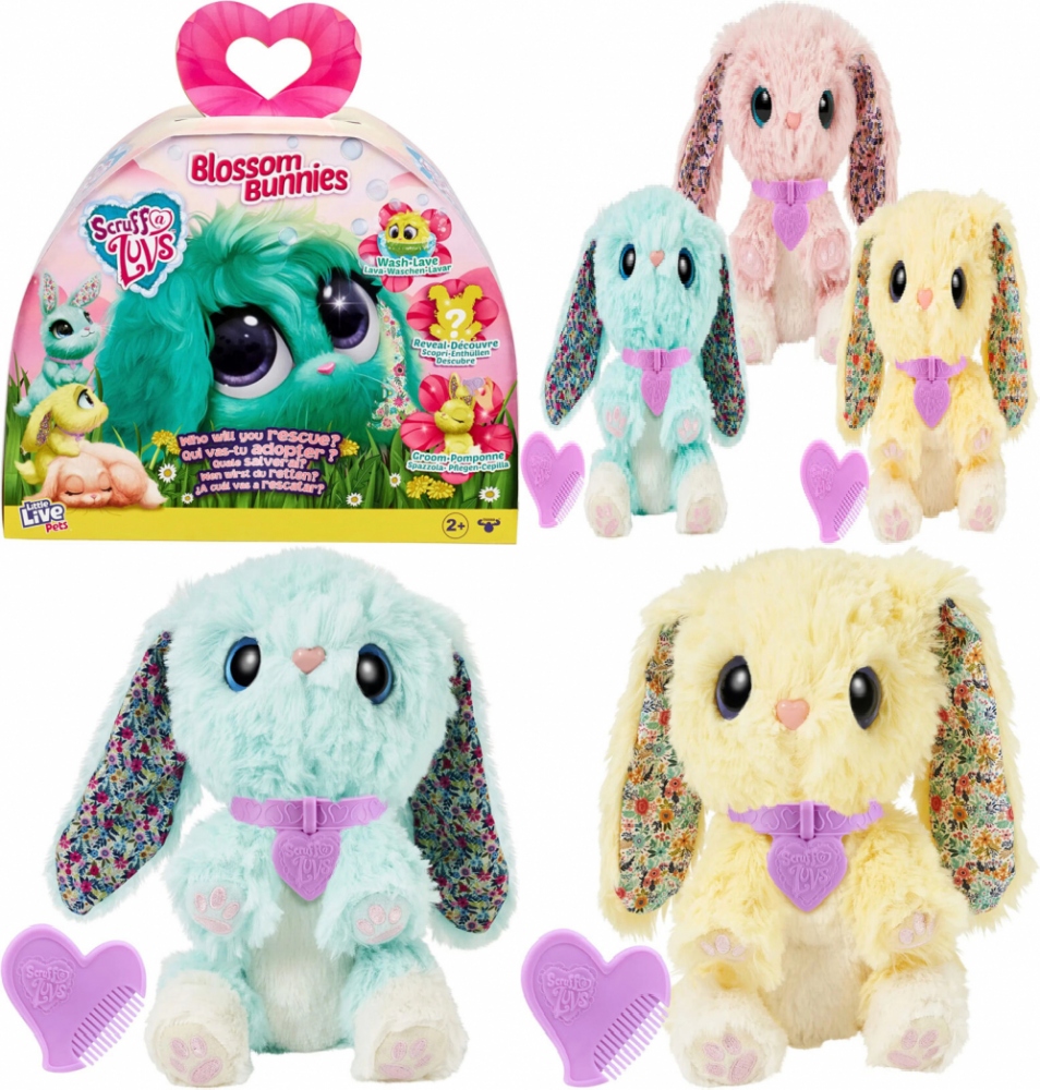 Plyšák Little Live Pets Scruff-a-Luvs Blossom Bunnies - Allegro