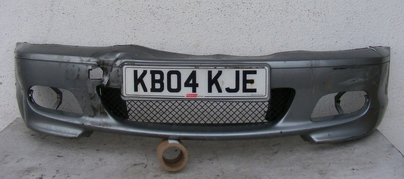 BMW E46 ZDERZAK PRZEDNI PRZÓD COUPE CABRIO M-PAKIET USZKODZONY za 200.00PLN z Krosno - Allegro ...