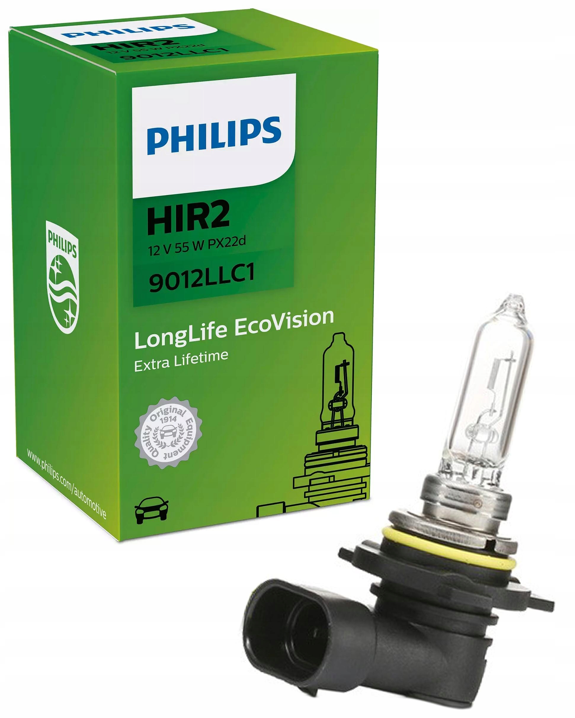 PHILIPS - LONG LIFE ECO VISION - ŻARÓWKA HIR2 12V 55W 8727900351255 za 94.98PLN z Olsztyn ...