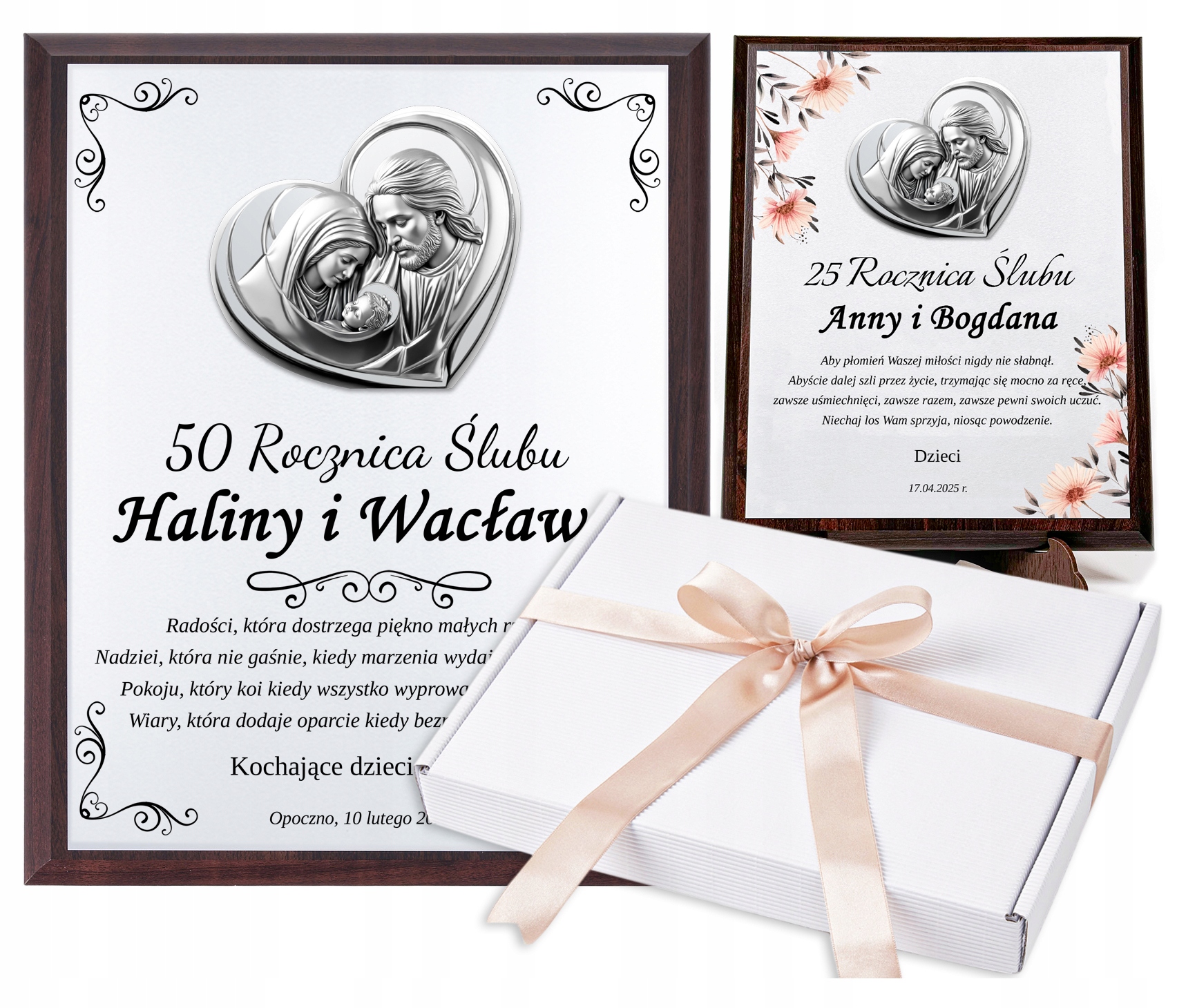 Prezent na rocznicę ślubu jubileusz 10 20 30 40 50 60 personalizacja ...