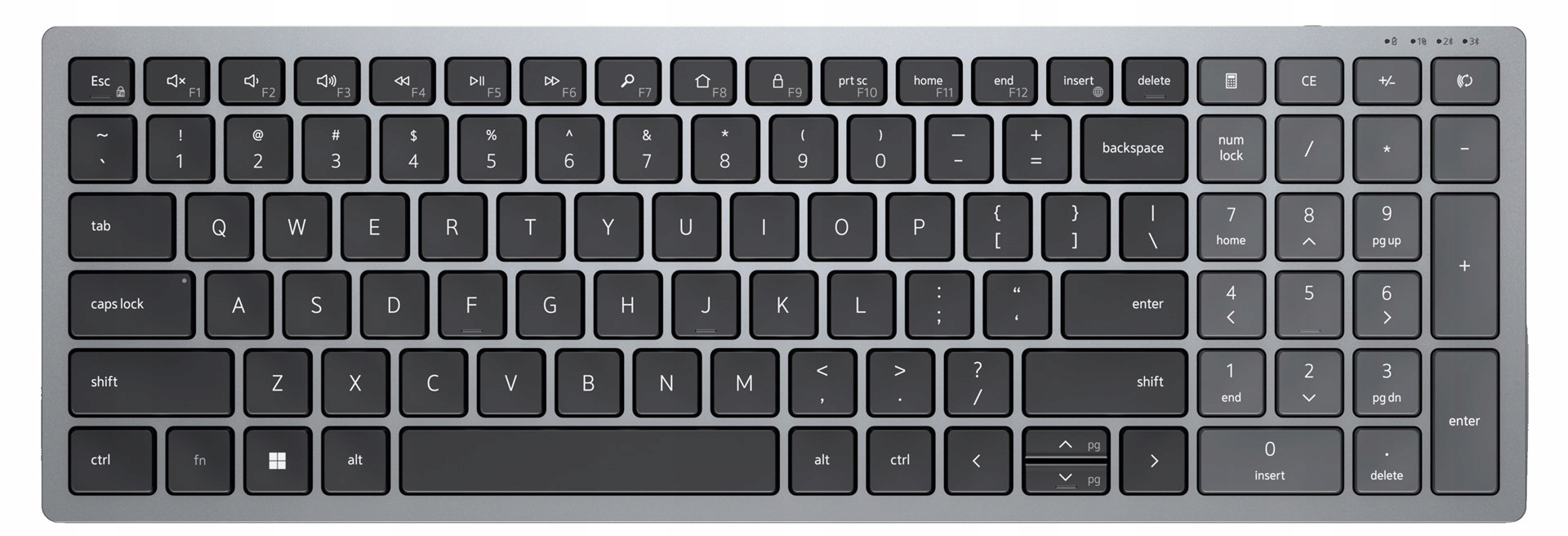 Dell Compact Multi-Device Wireless Keyboard KB740 - Sklep, Opinie, Cena ... Dell Compact Multi-Device Wireless Keyboard KB740 - Sklep, Opinie, Cena ...
