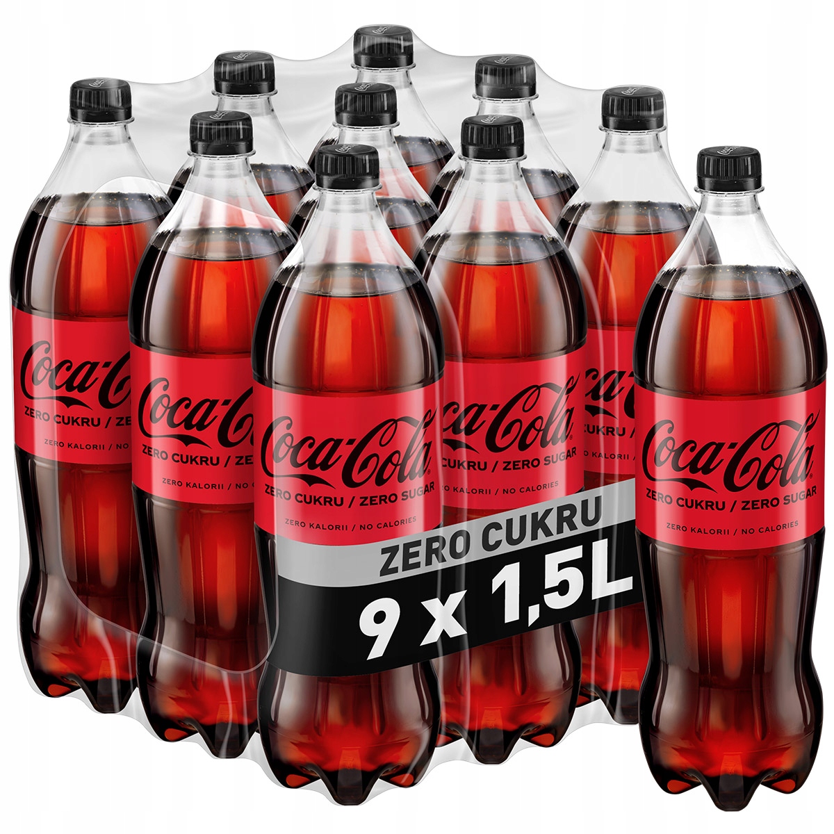 Napój gazowany Coca-Cola Zero Cukru butelka 9x 1,5l (5449000190307 ... Napój gazowany Coca-Cola Zero Cukru butelka 9x 1,5l (5449000190307 ...