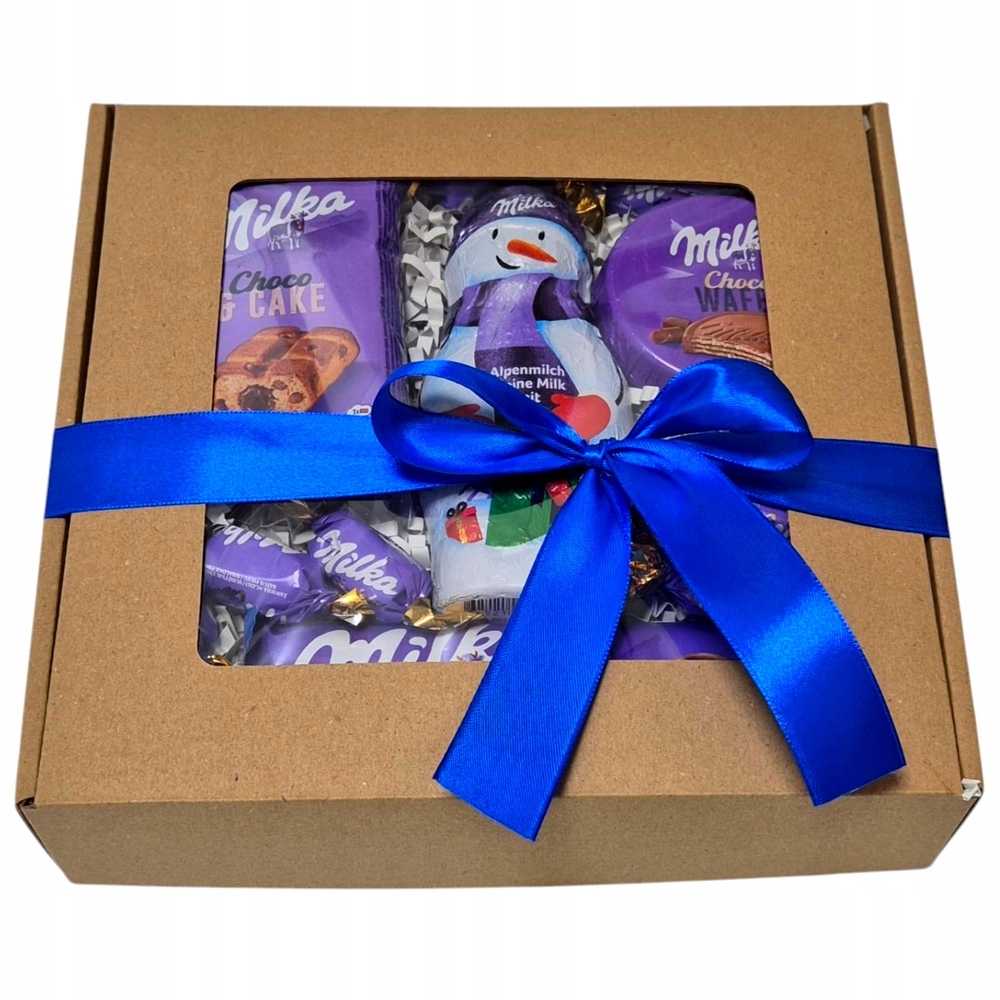 ZESTAW SŁODYCZY BOX PREZENTOWY MILKA MIX PREZENT ŚWIĘTA MIKOŁAJ POD ...