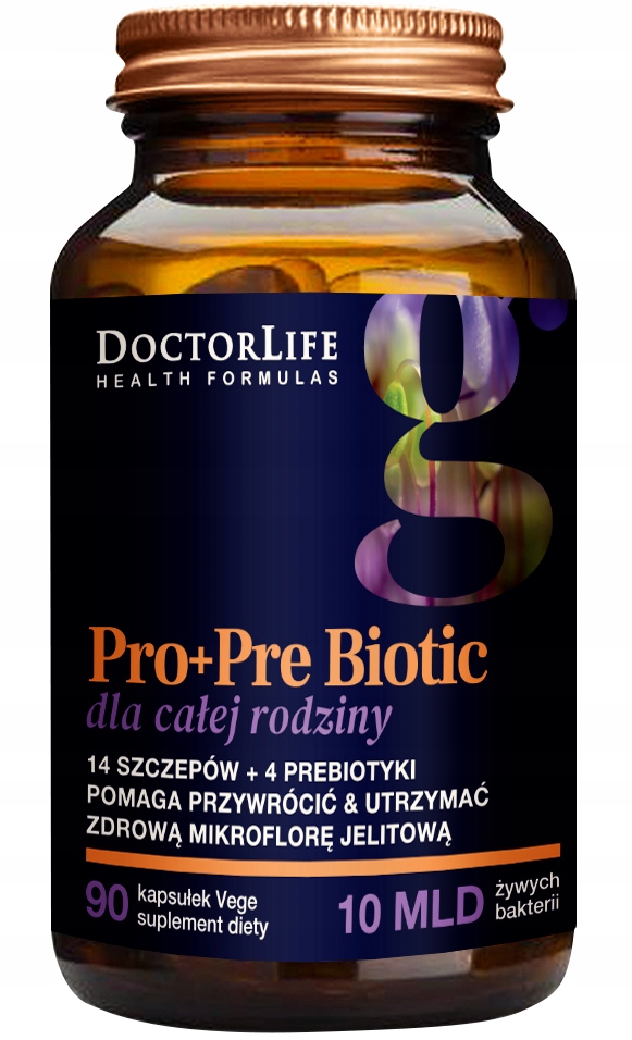 DOCTOR LIFE ProPre Biotic PROBIOTYK 14 Dla Rodziny (5903317644675 ...