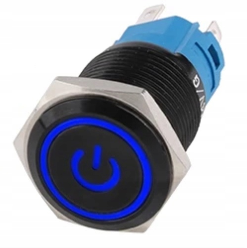 WŁĄCZNIK PRZYCISK MONOSTABILNY CHWILOWY LED 16mm 3A 12V 24V PODŚWIETLANY - Sklep, Opinie, Cena w ...