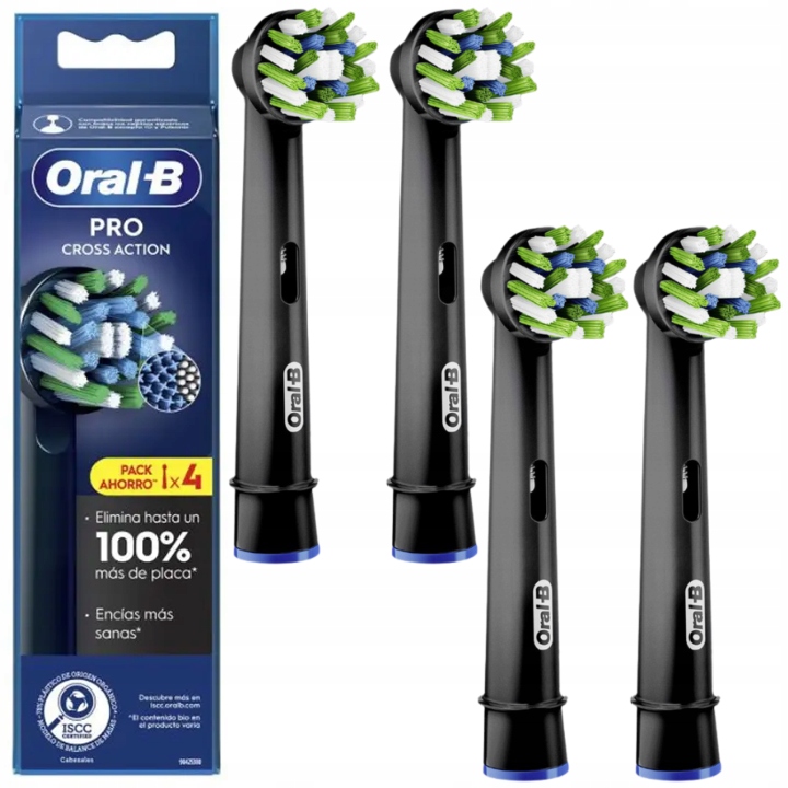 ORAL-B EB50RB-4 KOŃCÓWKI PRO CROSSACTION BLACK 4sz (8006540886717) • Cena, Opinie • Końcówki do ...