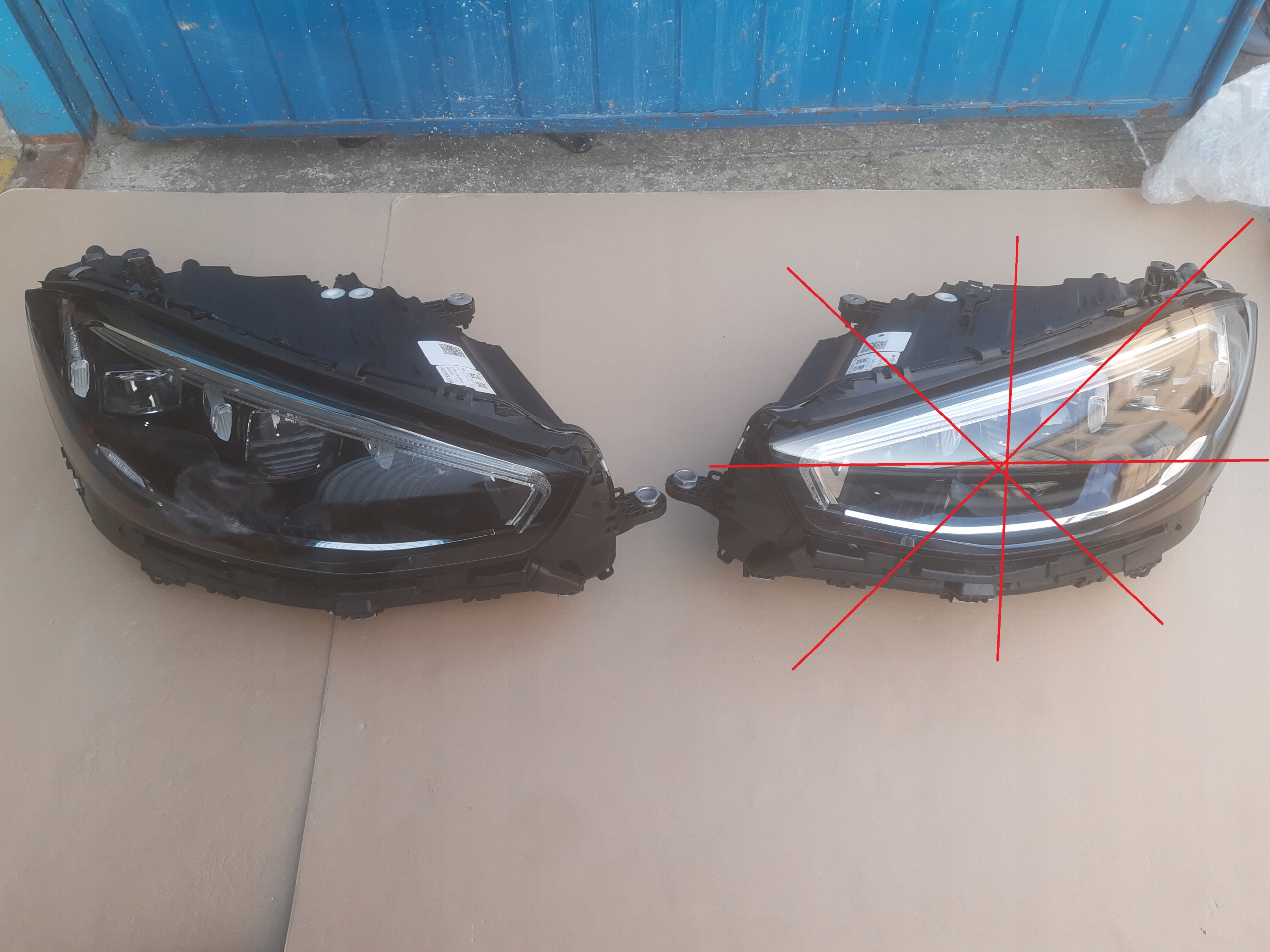 MERCEDES S W223 LAMPA PRAWA MULTIBEAM USA A2239061404 za 7000 zł z ...