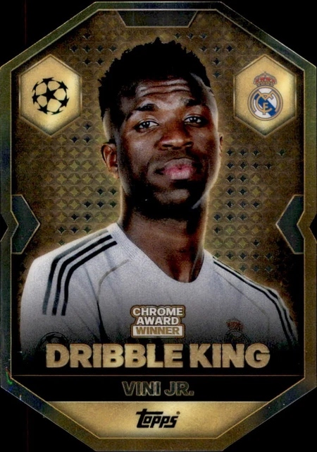 TOPPS MATCH ATTAX 2025/26 2026 CHROME AWARD CA 15 VINI JR REAL MADRYT ...