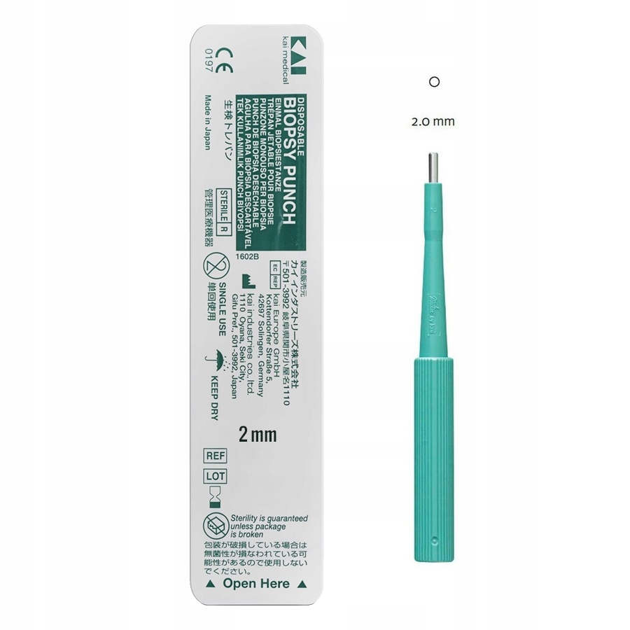 Igła biopsyjna Dermal Punch - do piercingu 2 mm • Cena, Opinie ...