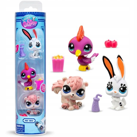 Littlest Pet Shop 3 figurky Serie 2 - Park Pets - Allegro