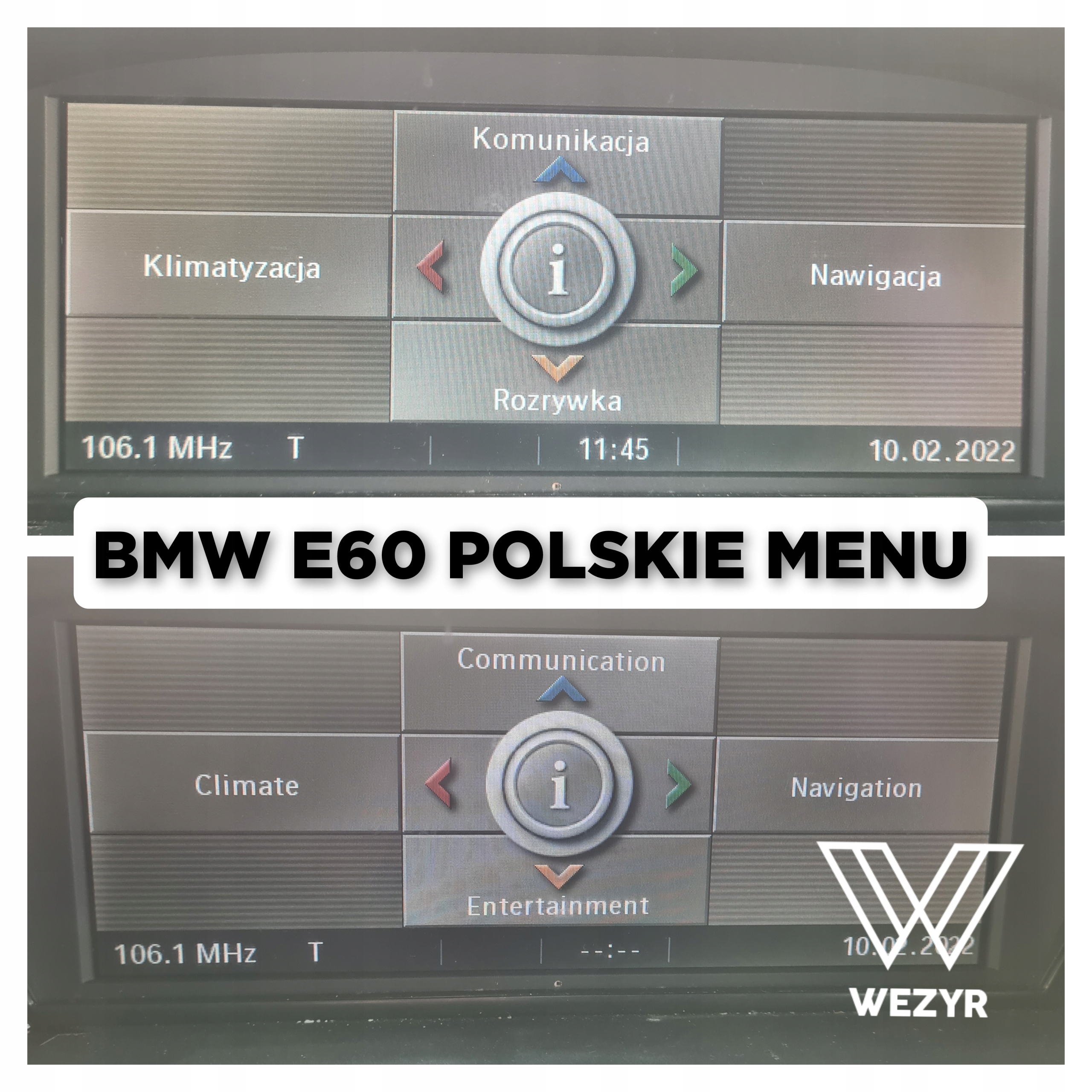 POLSKIE MENU BMW CIC CCC EVO NBT PL SPOLSZCZENIE za 350.00PLN z Lublin ...