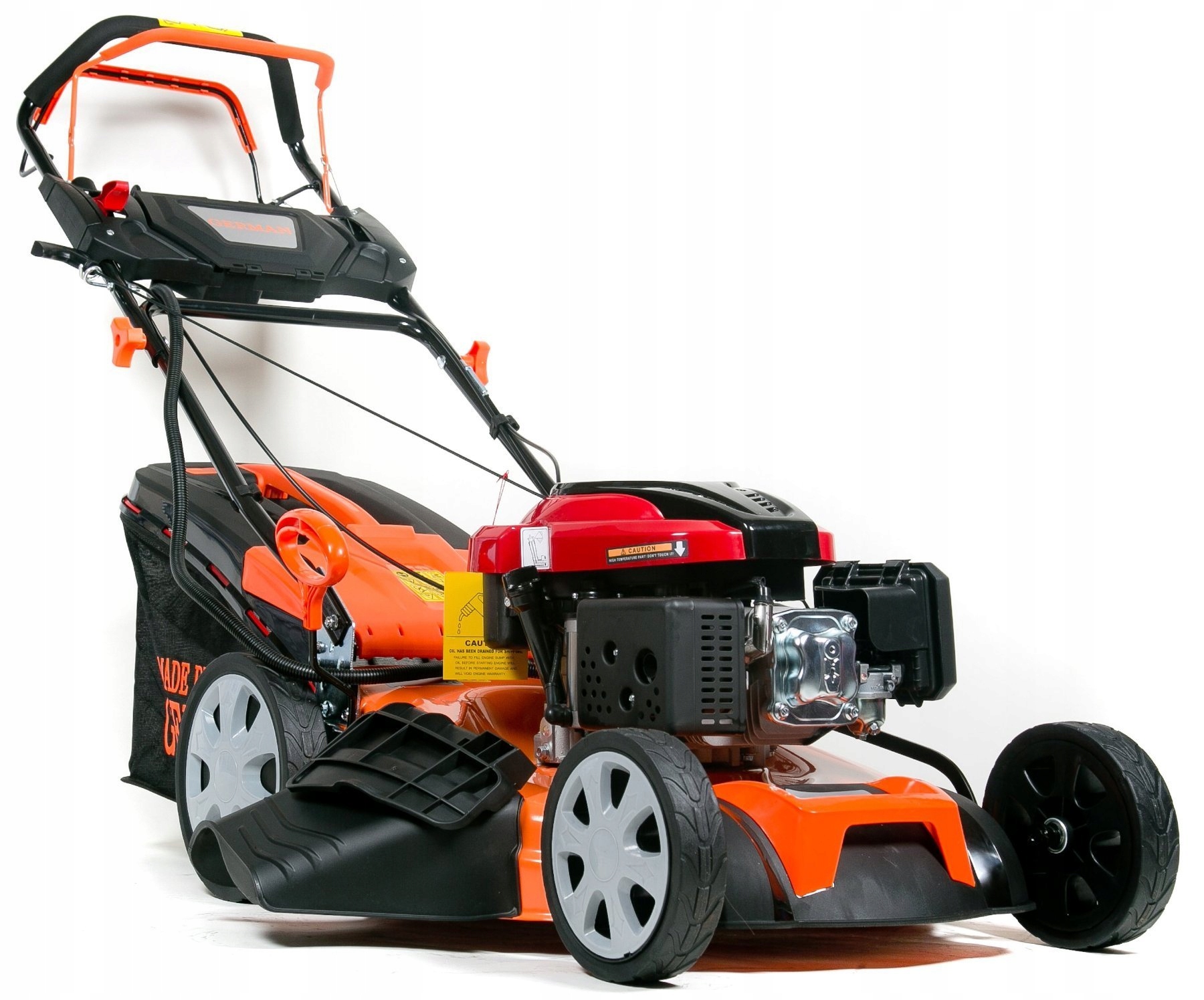 Kosiarka spalinowa German 7,5 KM z napędem na koła 53 cm, kosz 65 l ...