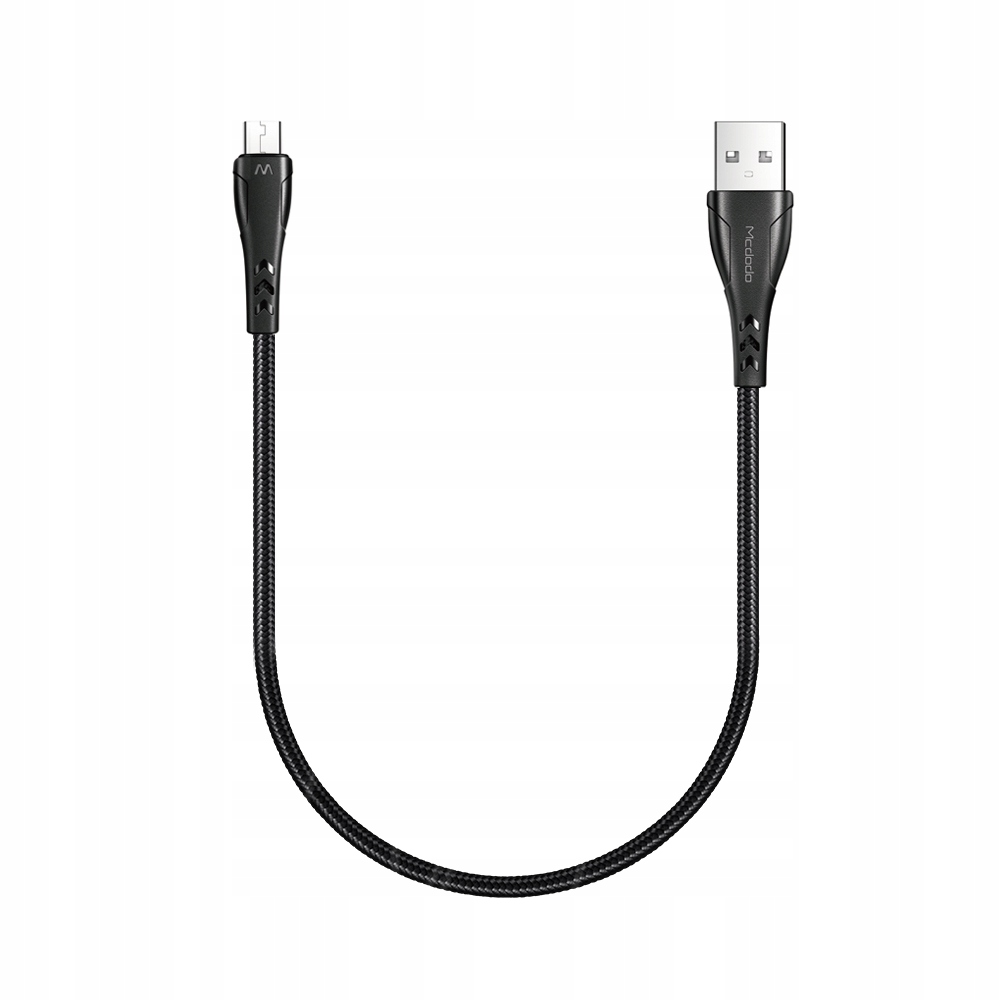 Kabel McDodo USB - microUSB typ B 0,2 m czarny • Cena, Opinie - Allegro