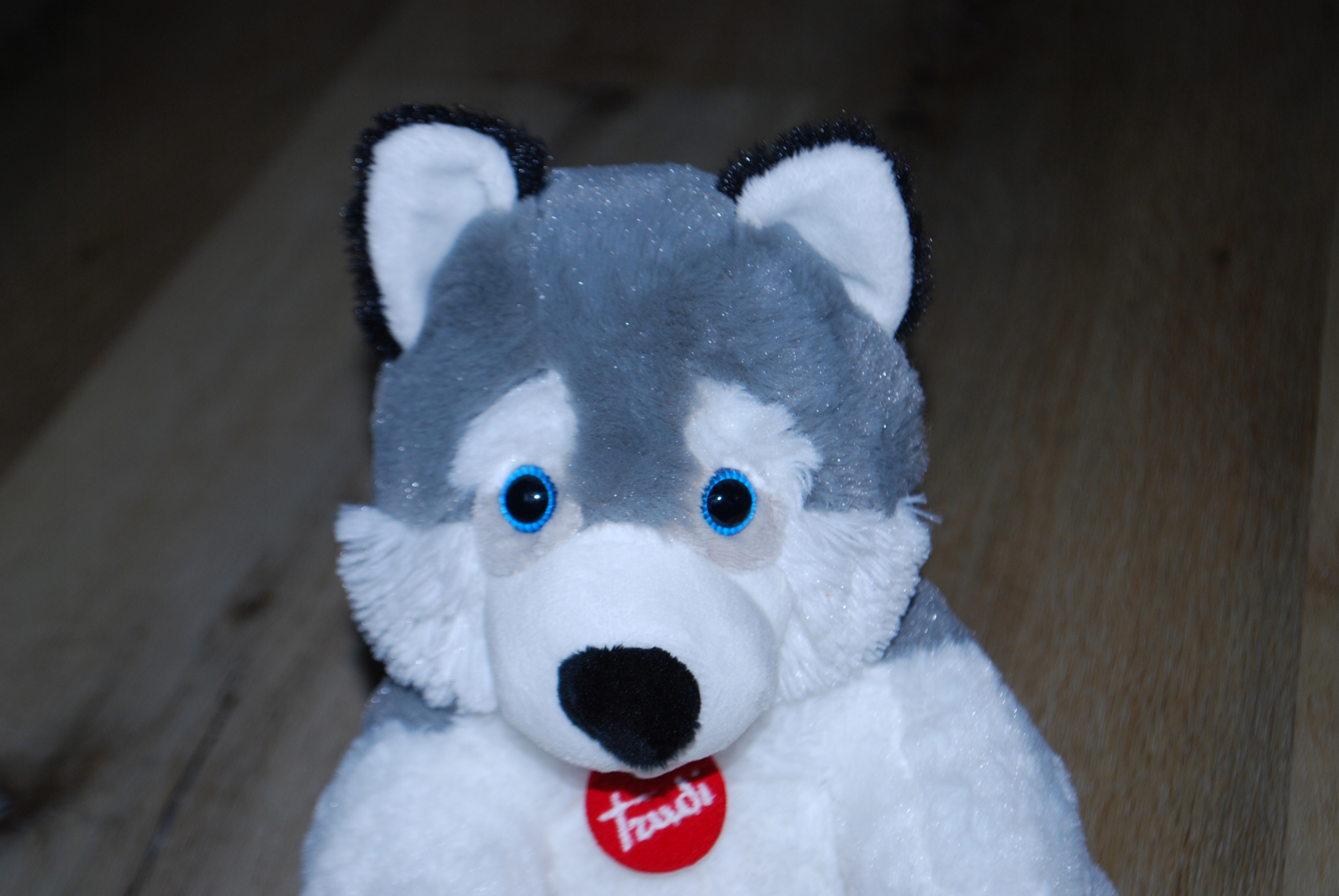 pluszak maskotka pies piesek Husky Haski Trudi 12668766121 - Allegro.pl