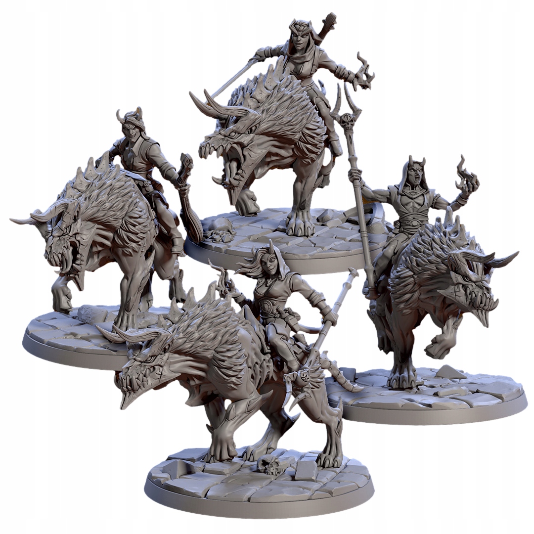 Baal's Demonhound Riders - x1 RPG DnD D&D Pathfinder - Stan: Nowy 29 ...
