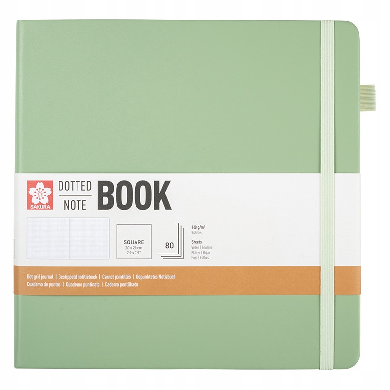 Dotted Book Sakura vázlatfüzet, 20 x 20 cm / Pale Patina za 4825.00HUF ...