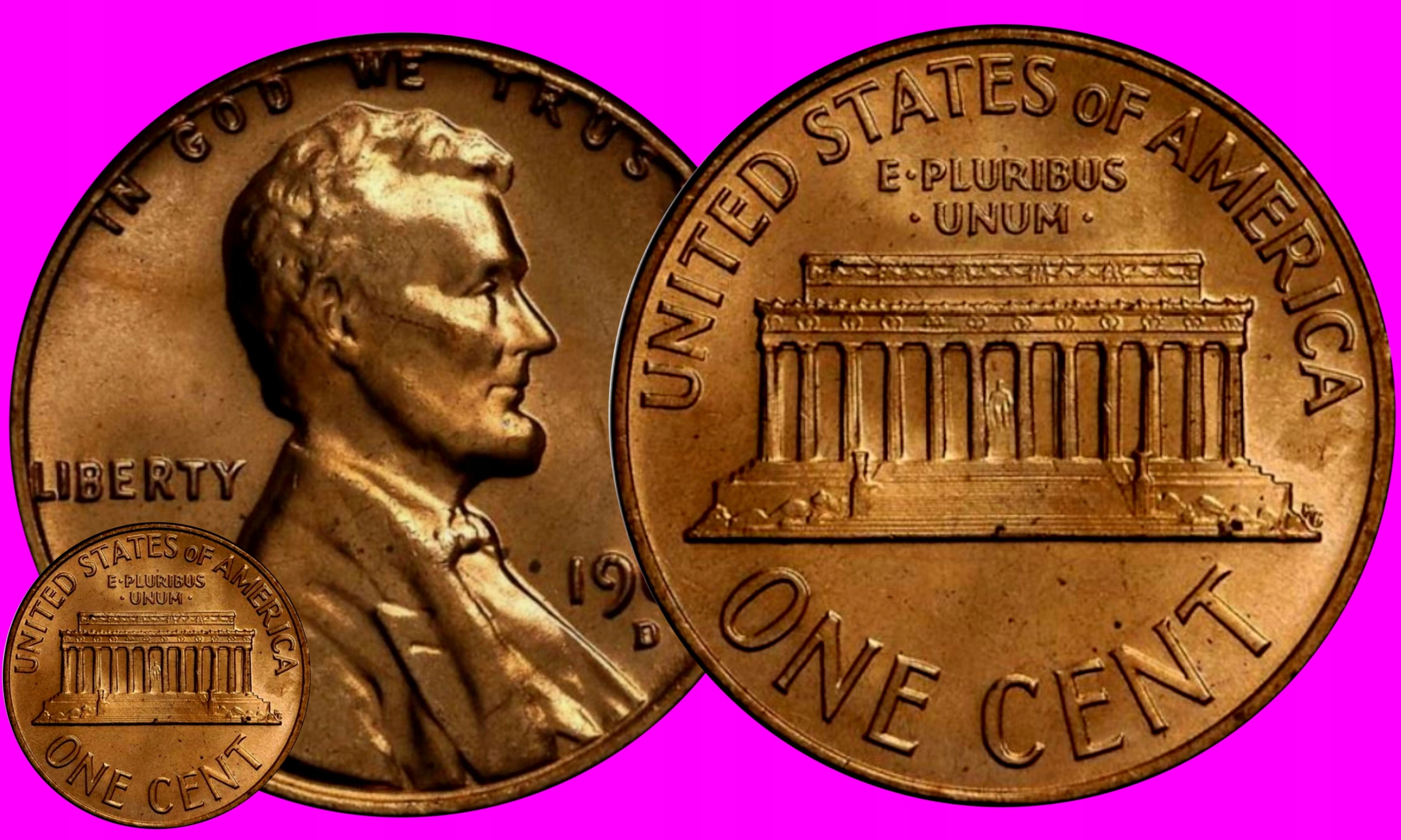 1 Cent USA 1992 D Denver U 658 • Cena, Opinie • USA 13598807001 • Allegro