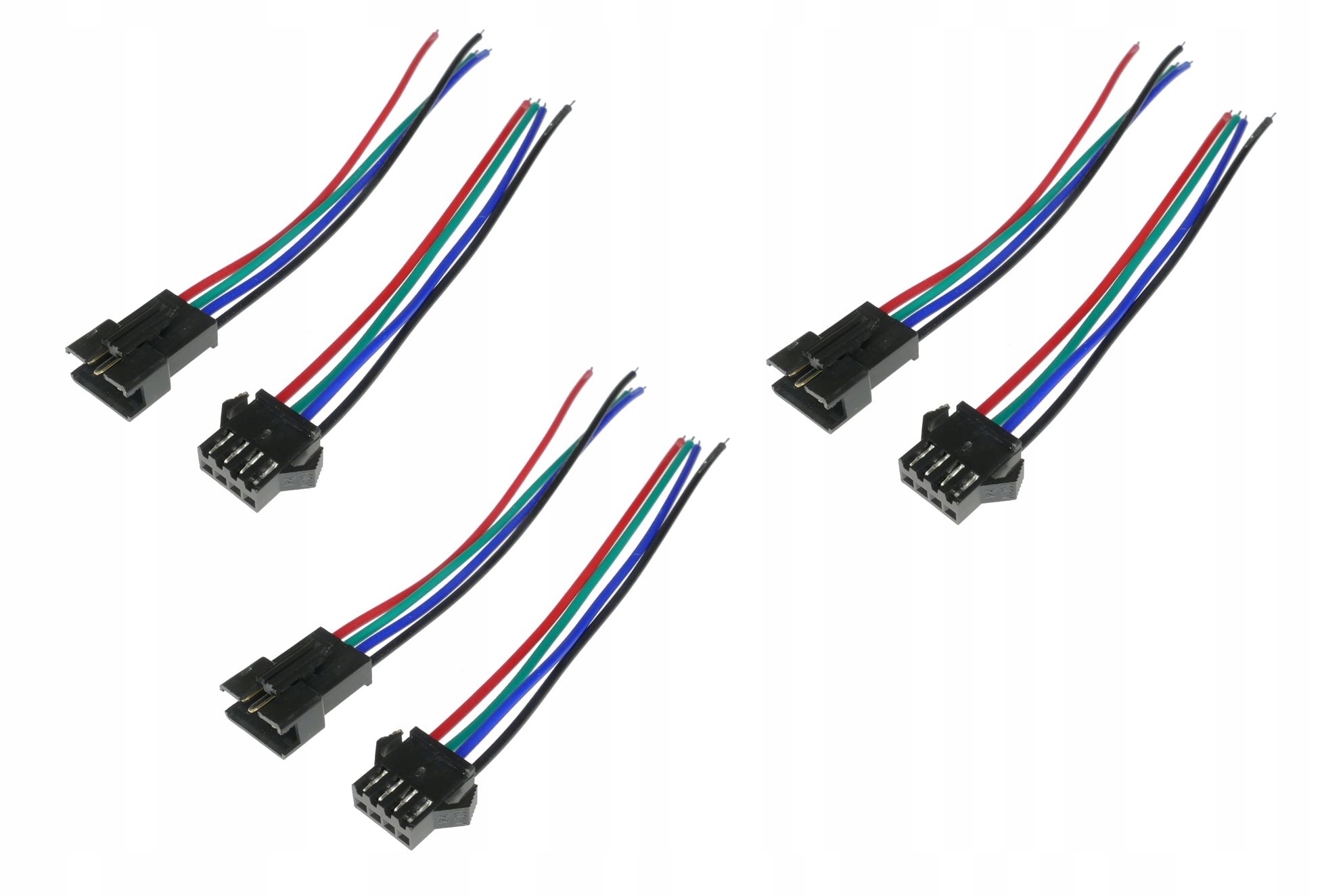 ZŁĄCZE JST-SM 4 PIN 2.50 MM WTYK+GNIAZDO 3 KPL. - Sklep, Opinie, Cena w Allegro.pl