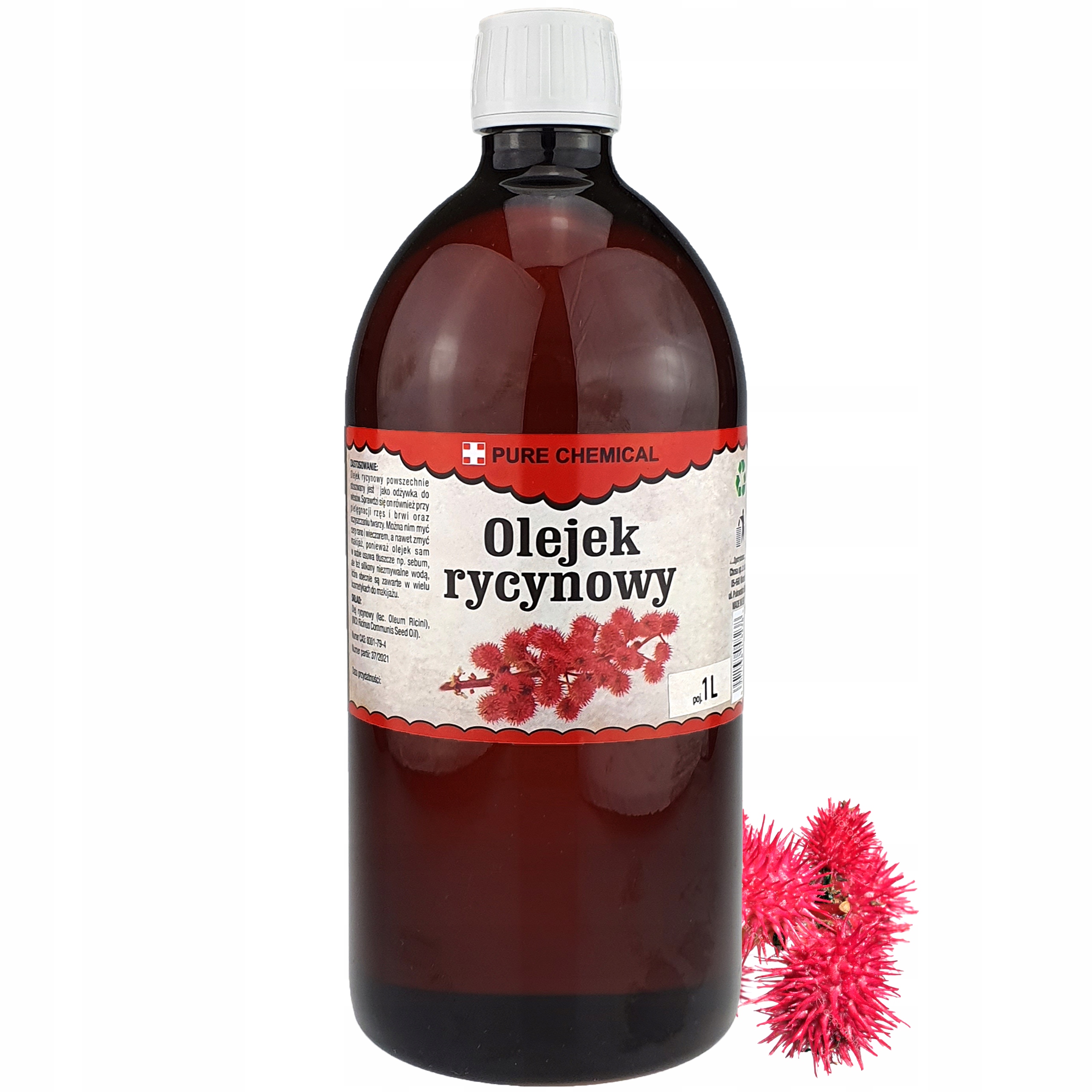 Pure Chemical 1000 ml olejek rycynowy (5901138049181) • Cena, Opinie • Olejki 14237371005 • Allegro