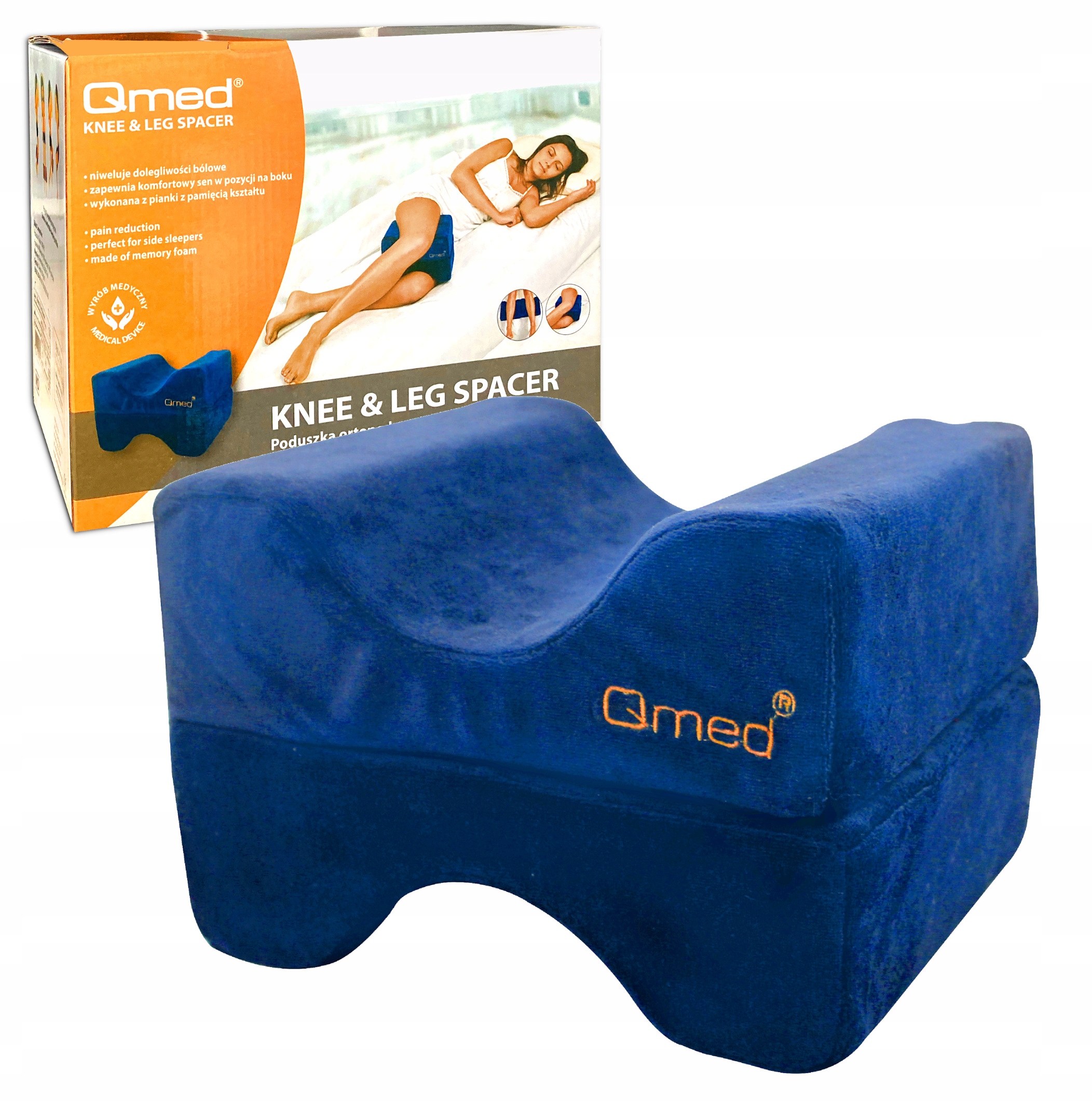 Poduszka ortopedyczna Między kolana separator nóg do spania na boku ...