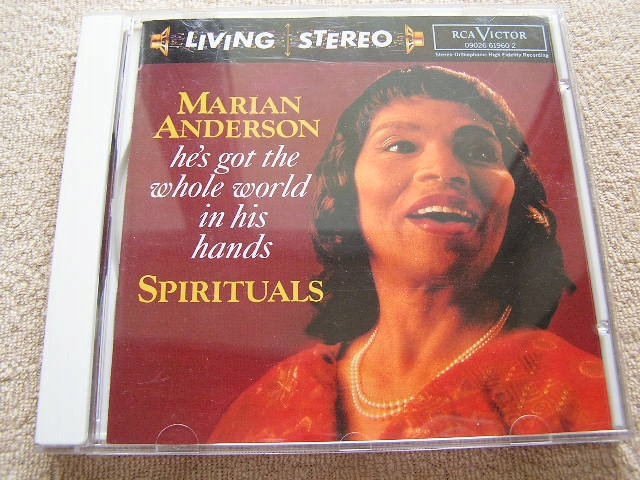 He's Got The Whole World In His Hands - Spirituals Marian Anderson CD ...