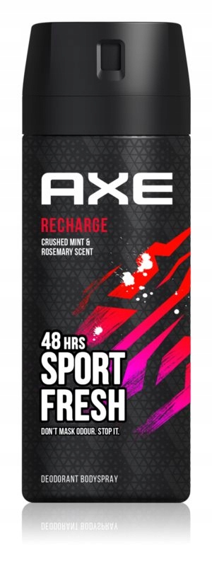 Axe Recharge 150 ml dezodorant • Opinie - Allegro