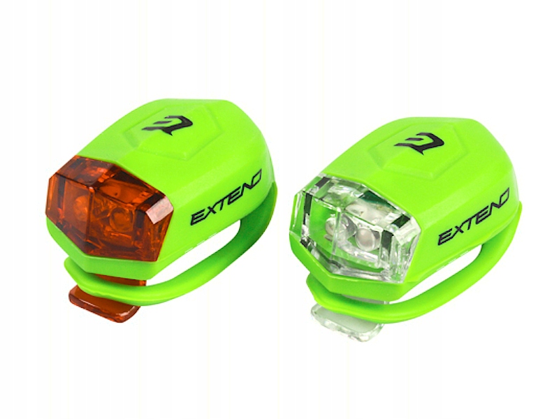 ZESTAW LAMPEK ROWEROWYCH DO ROWERU PRZÓD TYŁ LED LAMPKI ROWEROWE ...