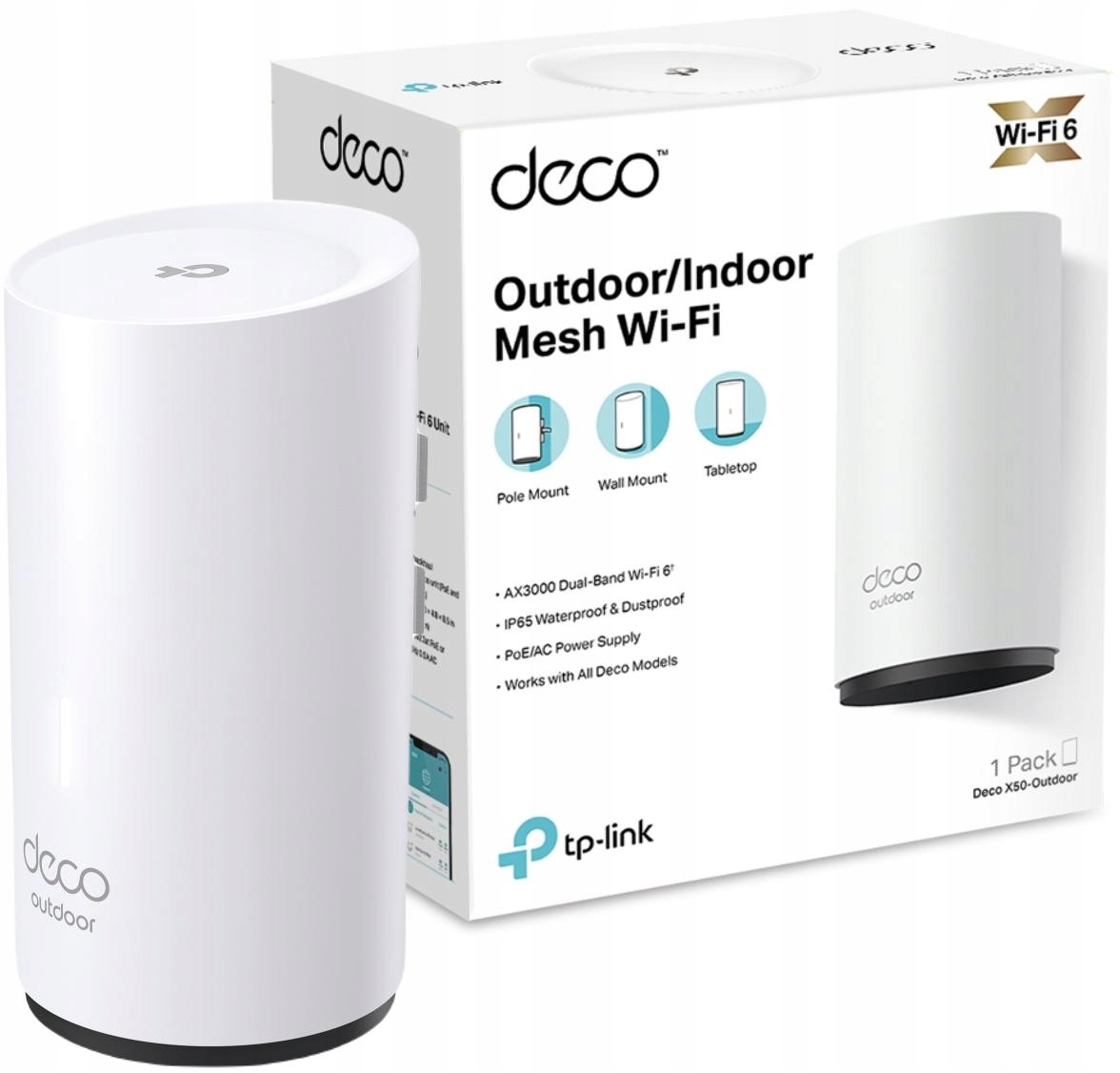 Router TP-Link AX3000 X50-Outdoor 802.11ax (Wi-Fi 6) - Sklep, Opinie ...