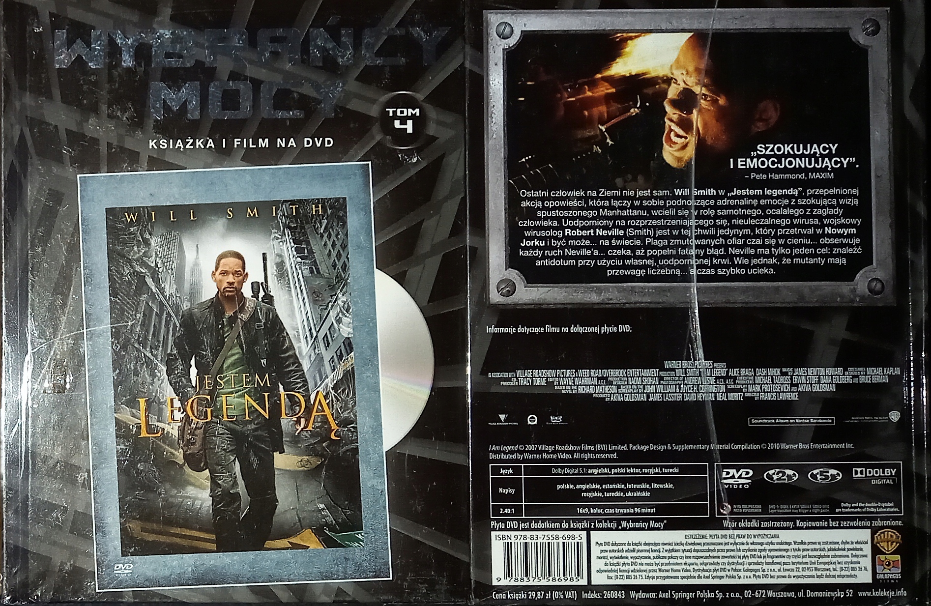 JESTEM LEGENDĄ [DVD] 13467905815 - Sklepy, Opinie, Ceny w Allegro