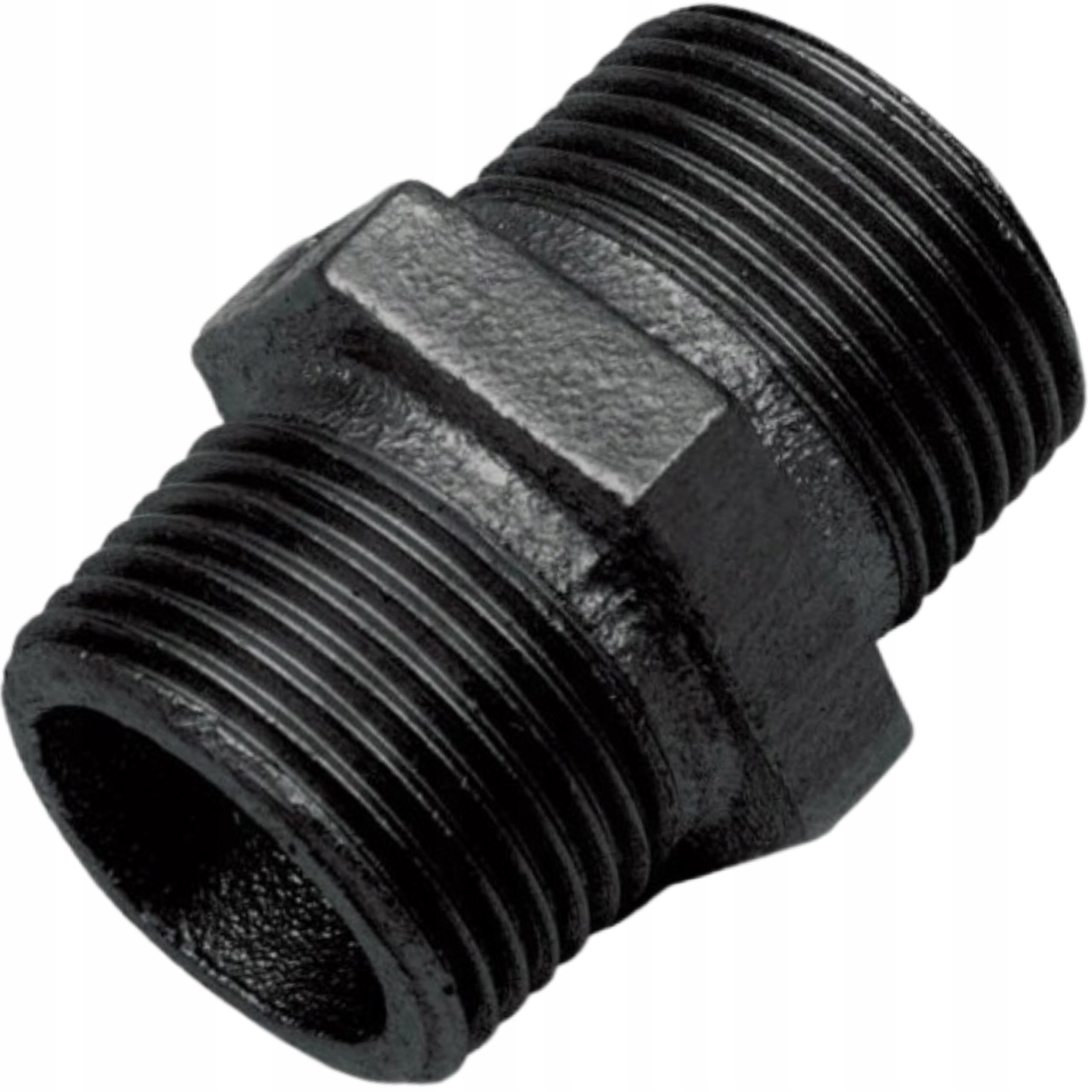 NYPEL ŻELIWNY CZARNY Ø 1" CAL DN25 ZŁĄCZKA CZARNA STAL ŻELIWO SOLIDNY ...