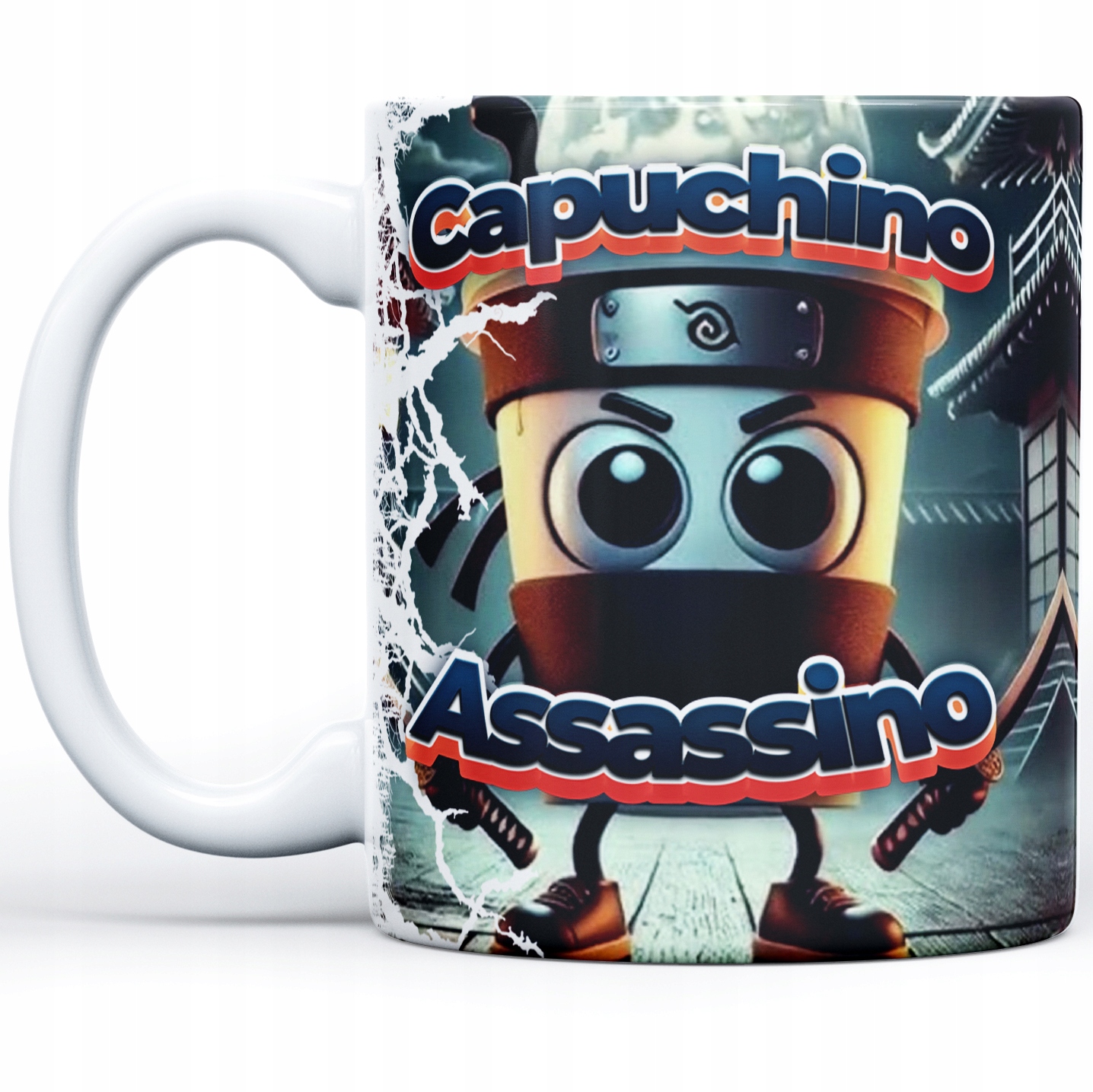 Kubek CAPUCHINO ASSASSINO | VIRAL | AI | TIKTOK | FULL PRINT | BRAINROT ...
