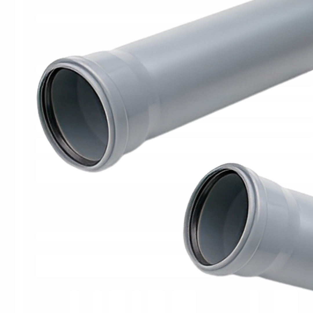 RURA RURKA KANALIZACYJNA WEWNĘTRZNA ODPŁYWOWA FI 50x1000x1,8mm MOCNA ...