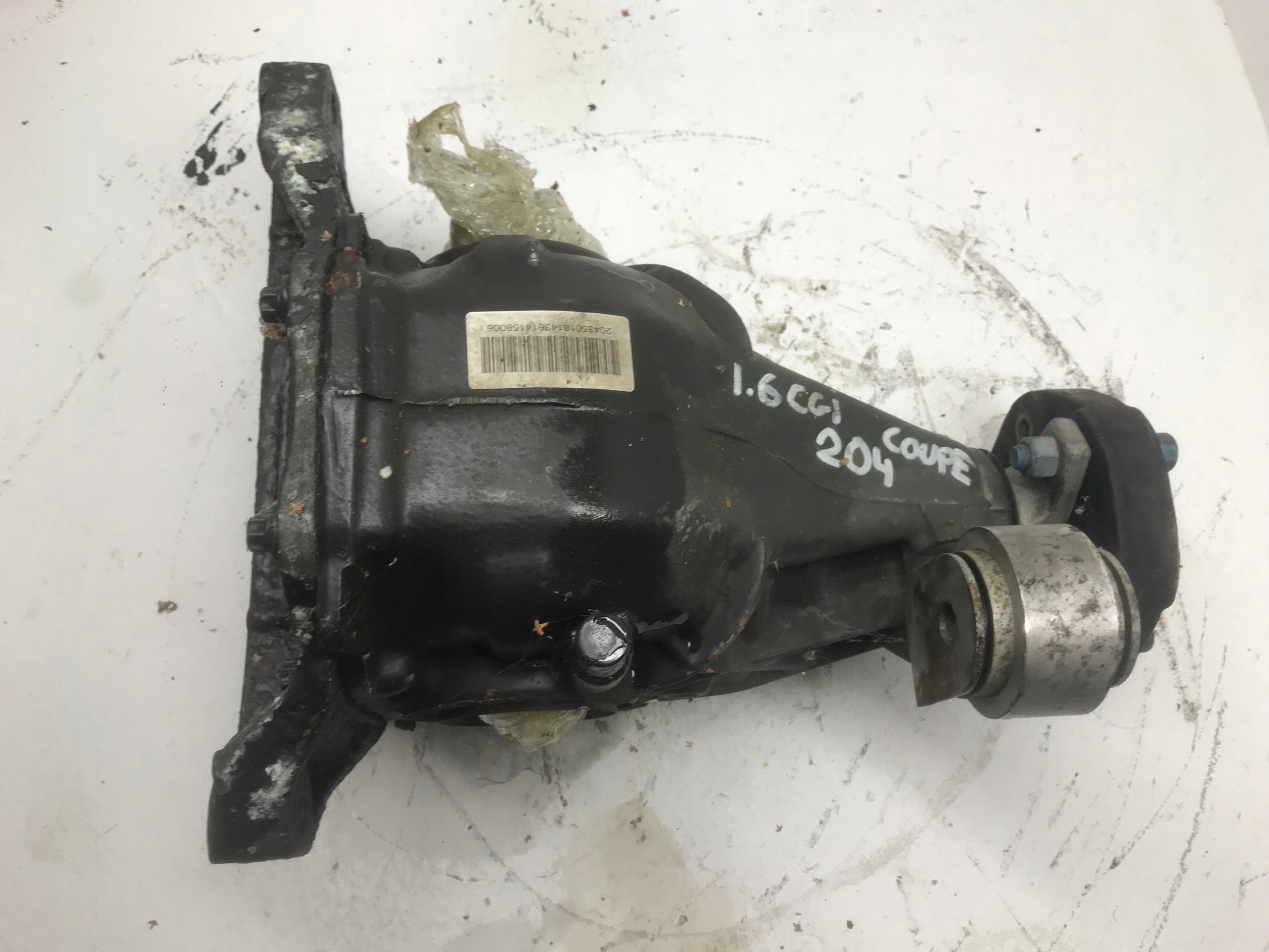 2043501814 1.6 CGI MERCEDES W204 LIFT MOST DYFER TYŁ TYLNY EUROPA ...