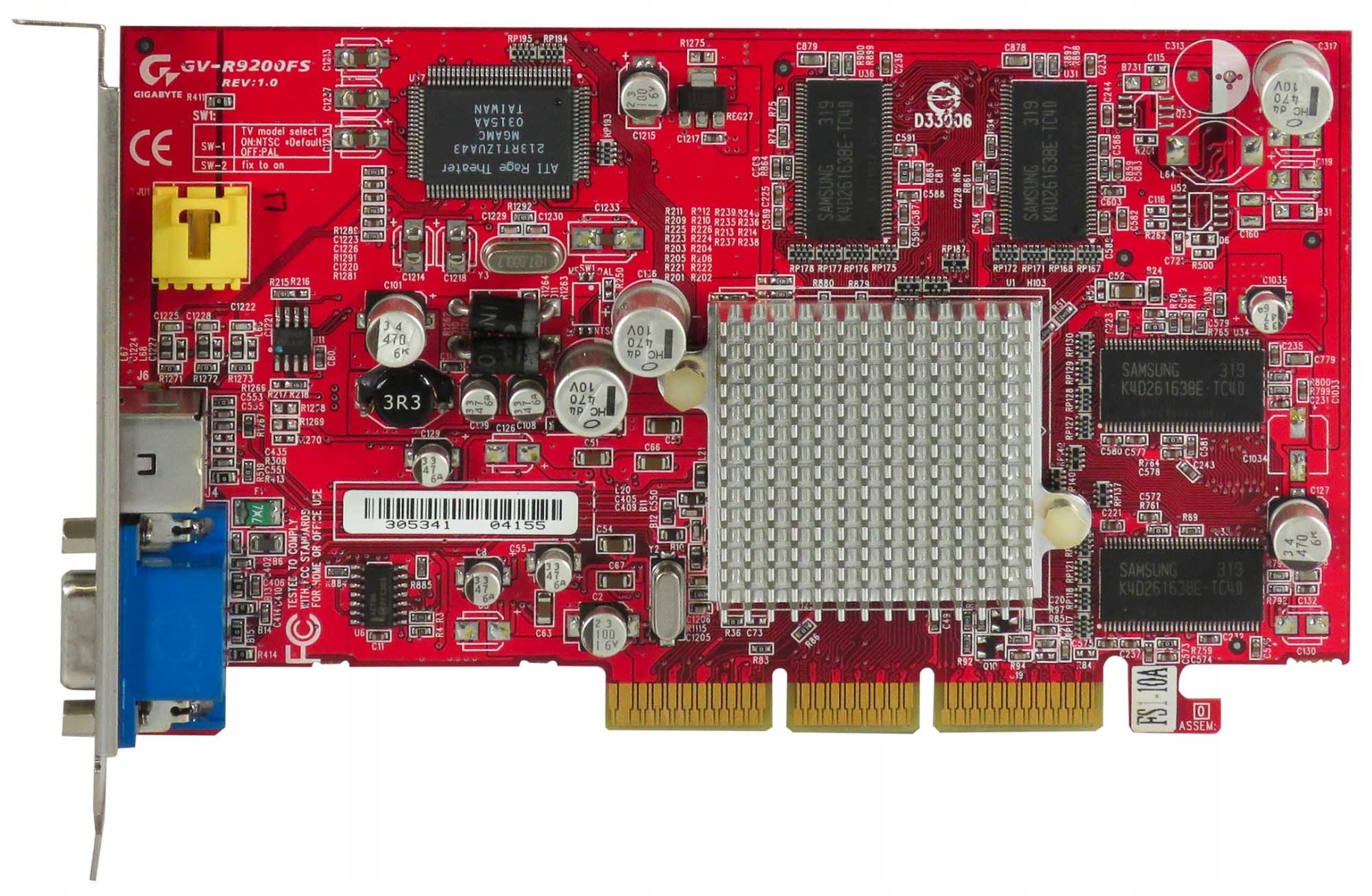 GIGABYTE ATI RADEON 9200 128MB GV-R9200FS AGP DDR w Żary - Sklep ...