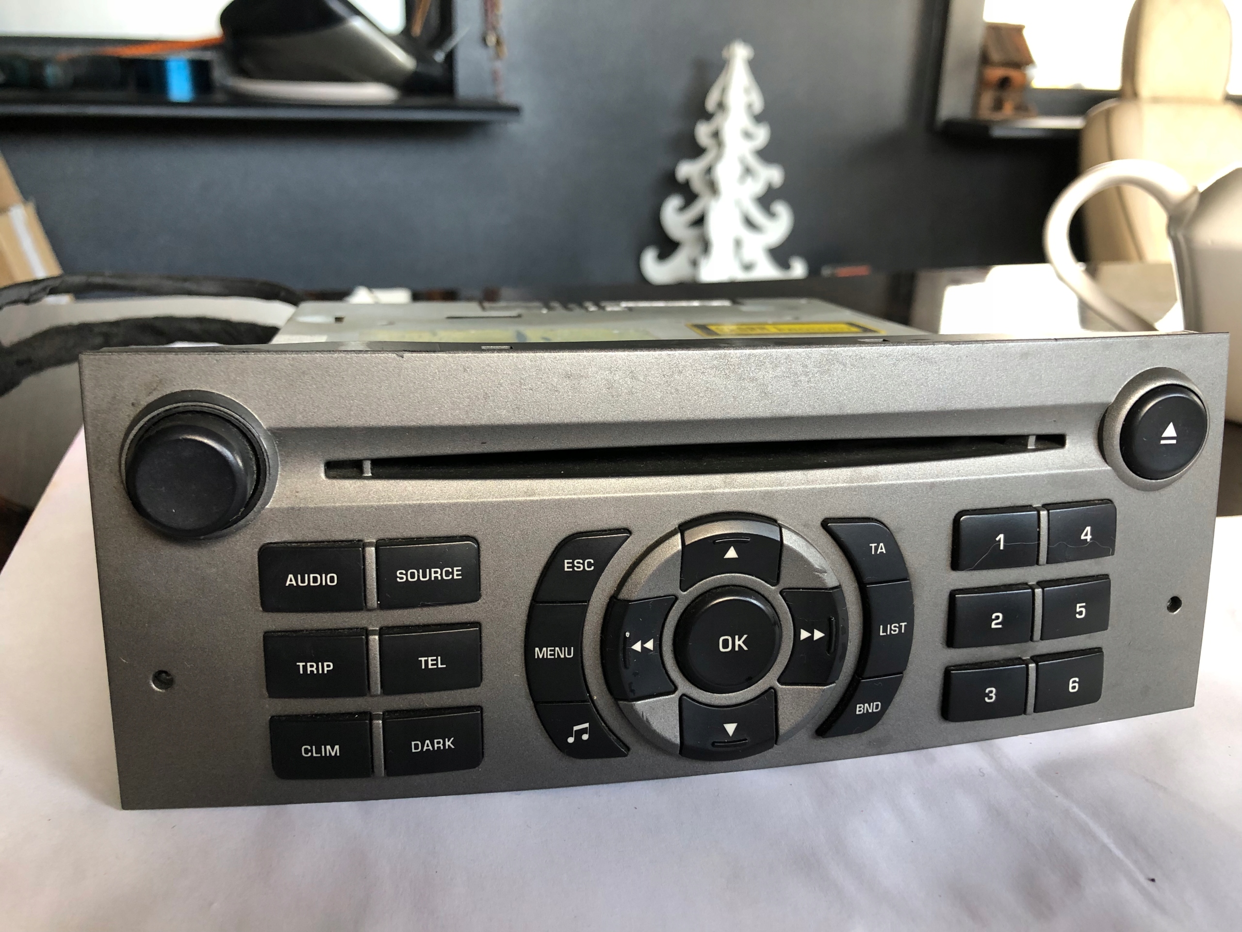 RADIO CD CITROEN C5 C6 PEUGEOT 407 - Sklep, Opinie, Cena w Allegro