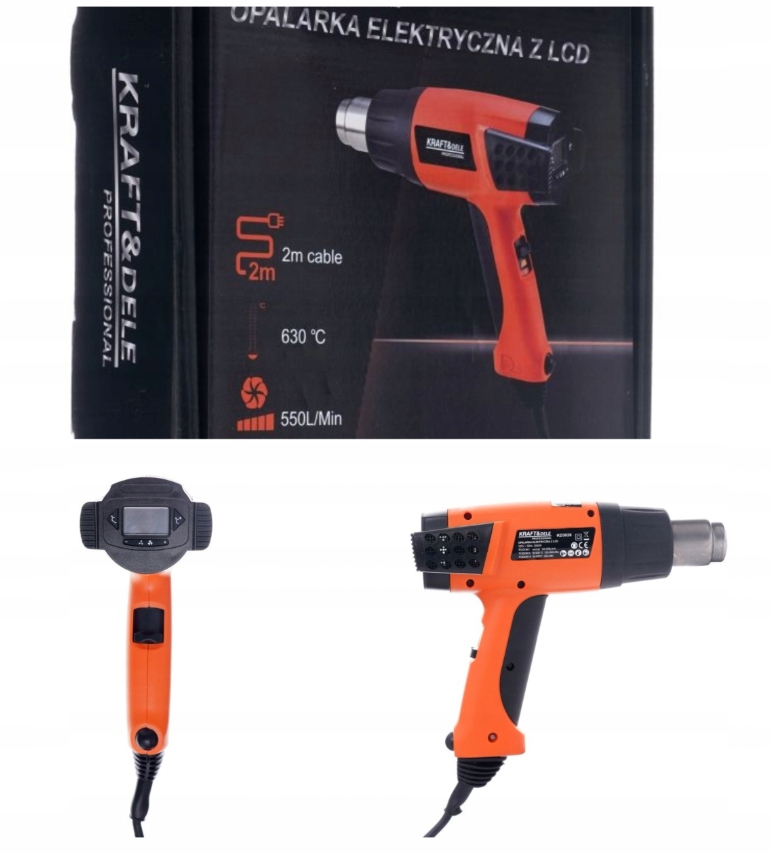 Opalarka Kraft&Dele 2000 W 230 V 600 °C (5903957004006) • Cena, Opinie ...