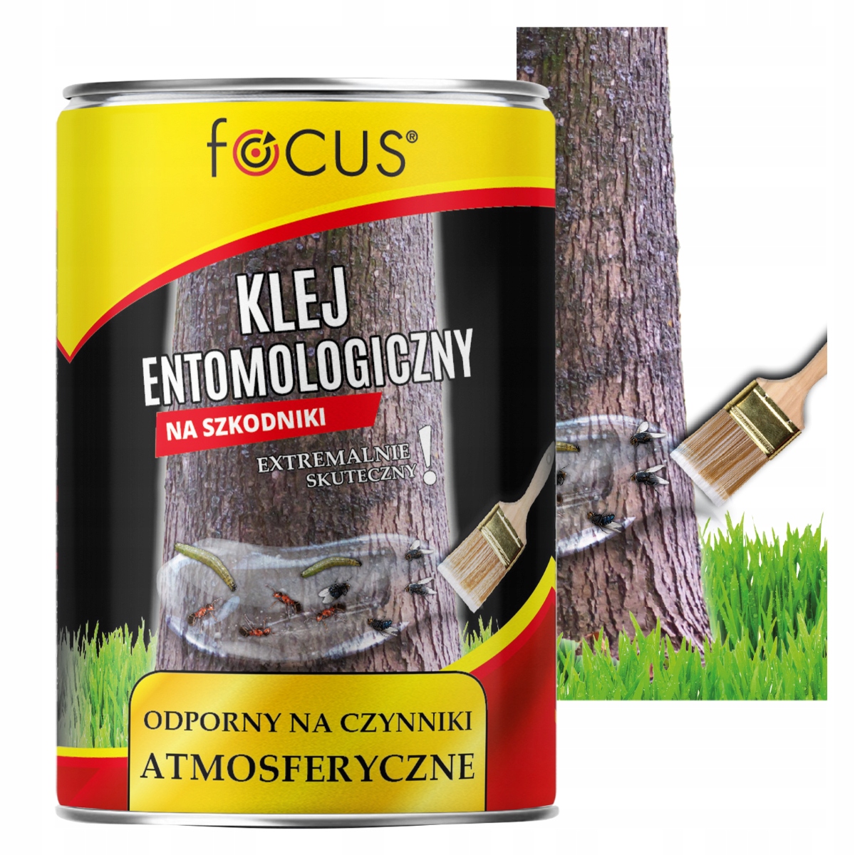 KLEJ ENTOMOLOGICZNY 1L NA OWADY MSZYCE MRÓWKI NIE WYSYCHA MOCNY LEP ...